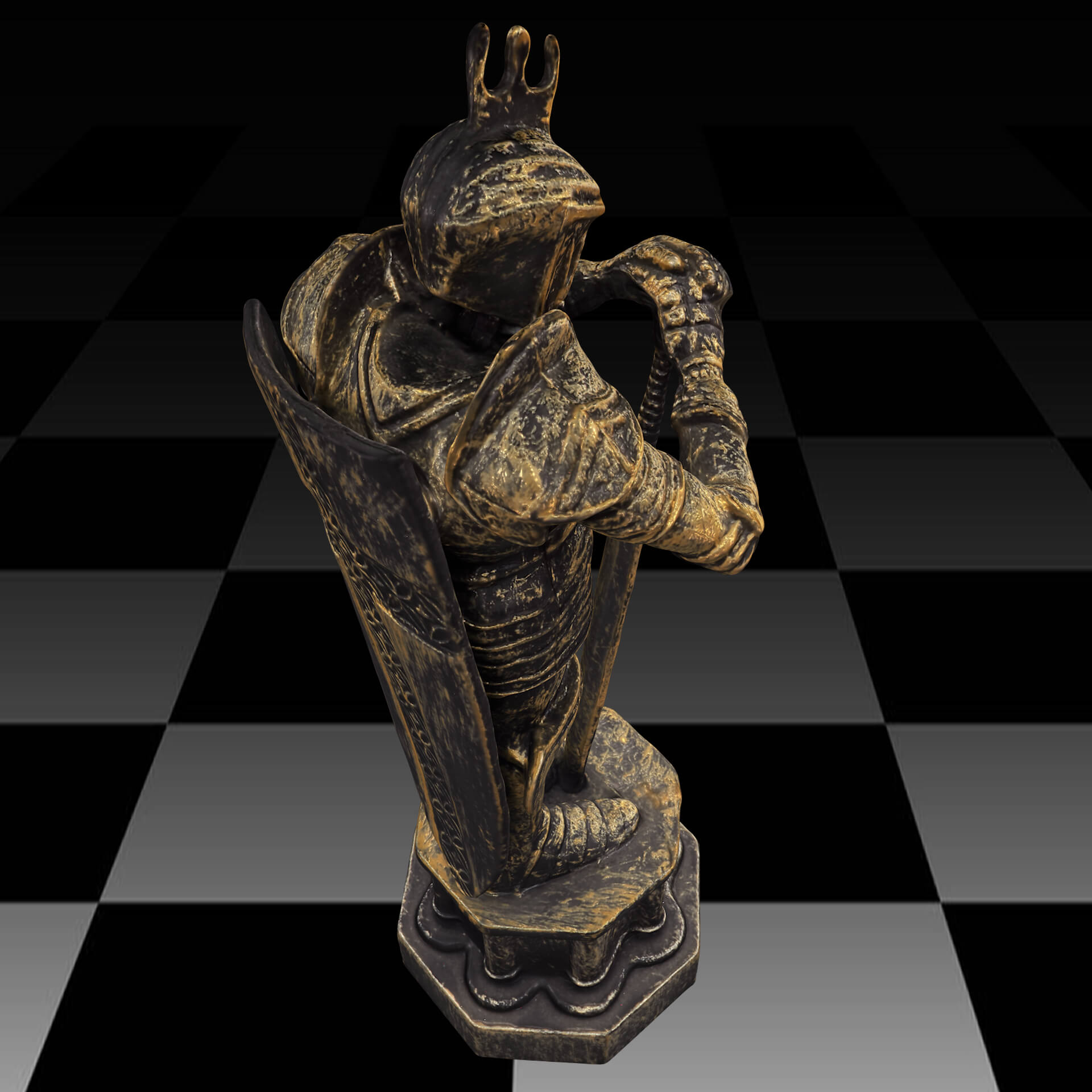 Harry Potter Wizard Chess King - 3D Model by Serks