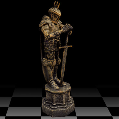 Harry Potter Wizard Chess King - 3D Model by Serks