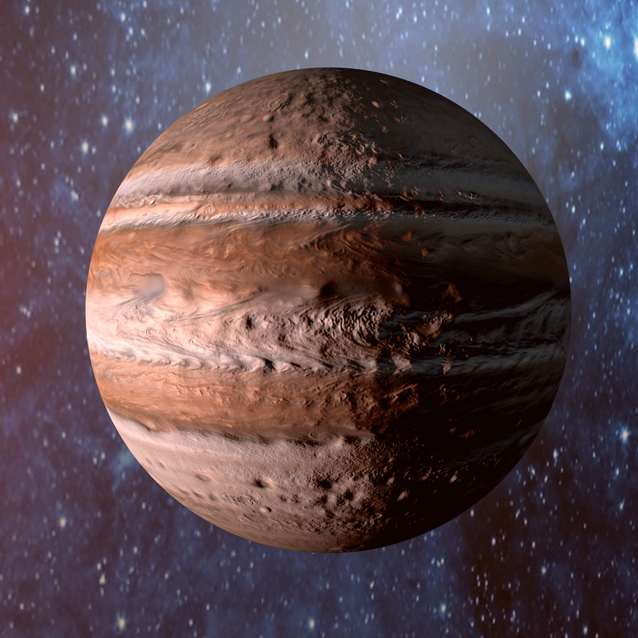 Photorealistic Model of The Solar System by Serks