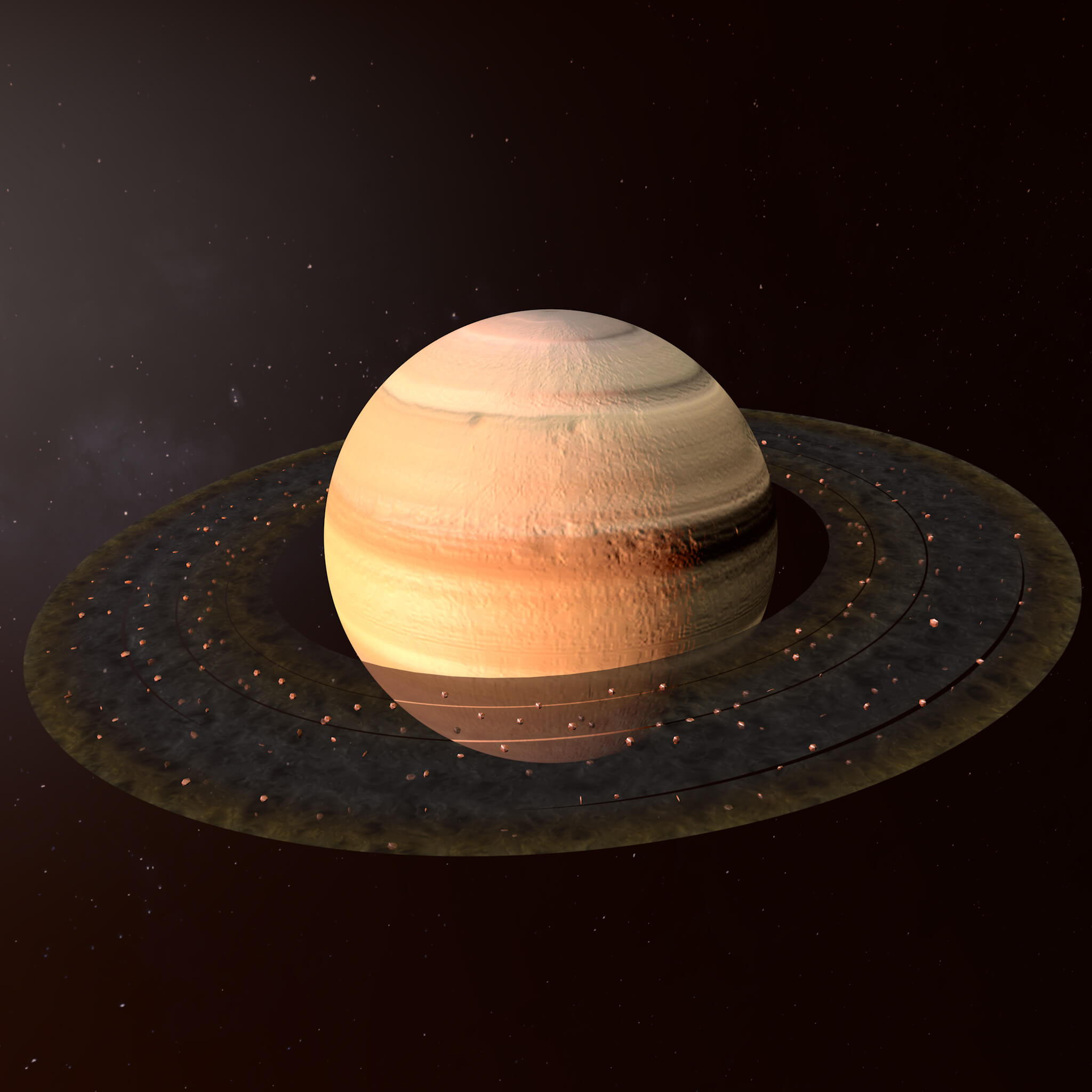 Photorealistic Model of The Solar System by Serks