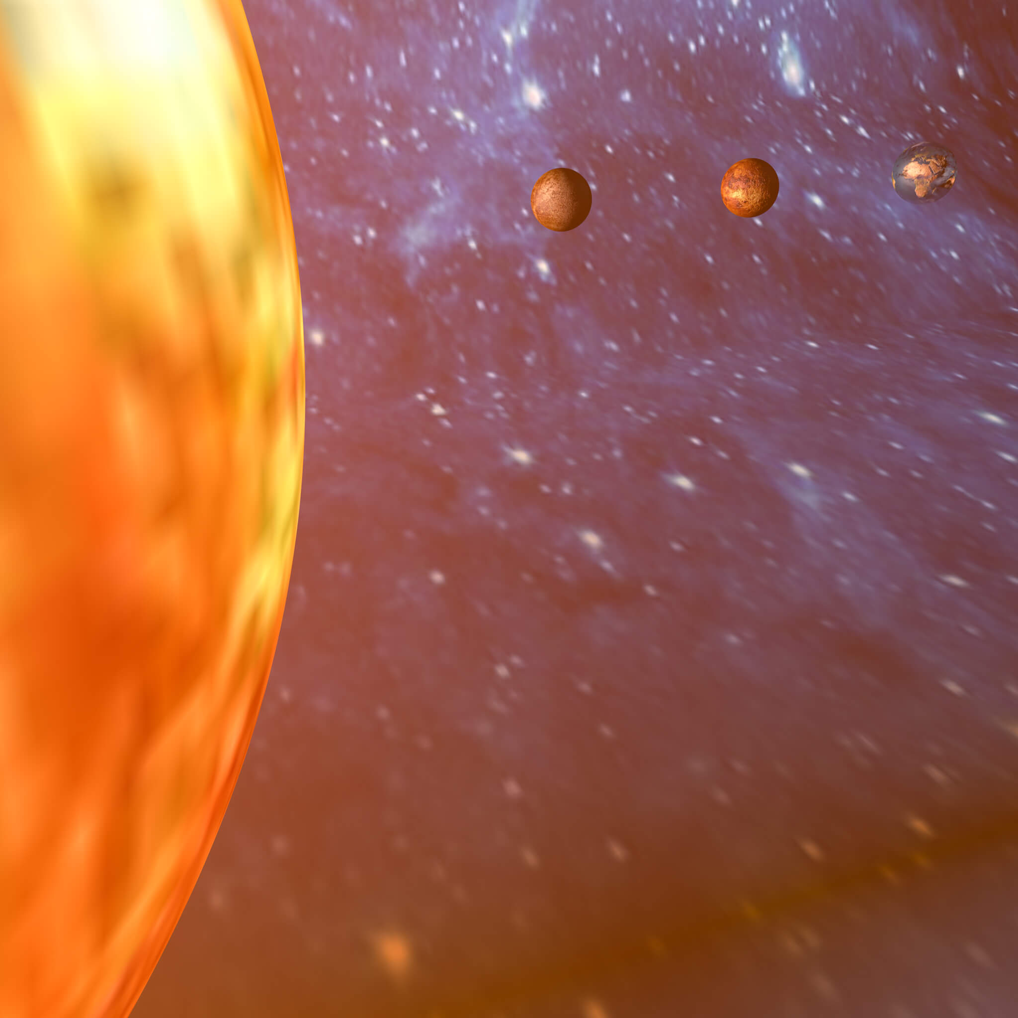 Photorealistic Model of The Solar System by Serks