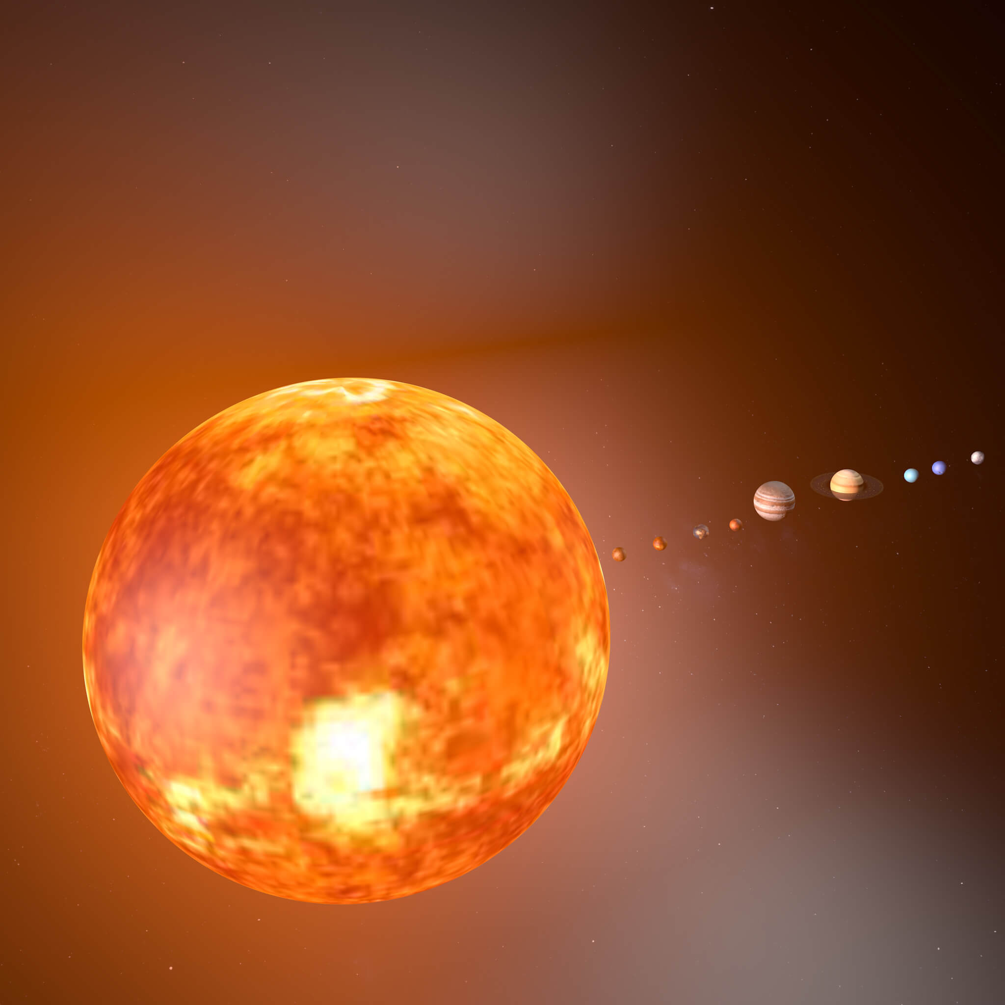 Photorealistic Model of The Solar System by Serks