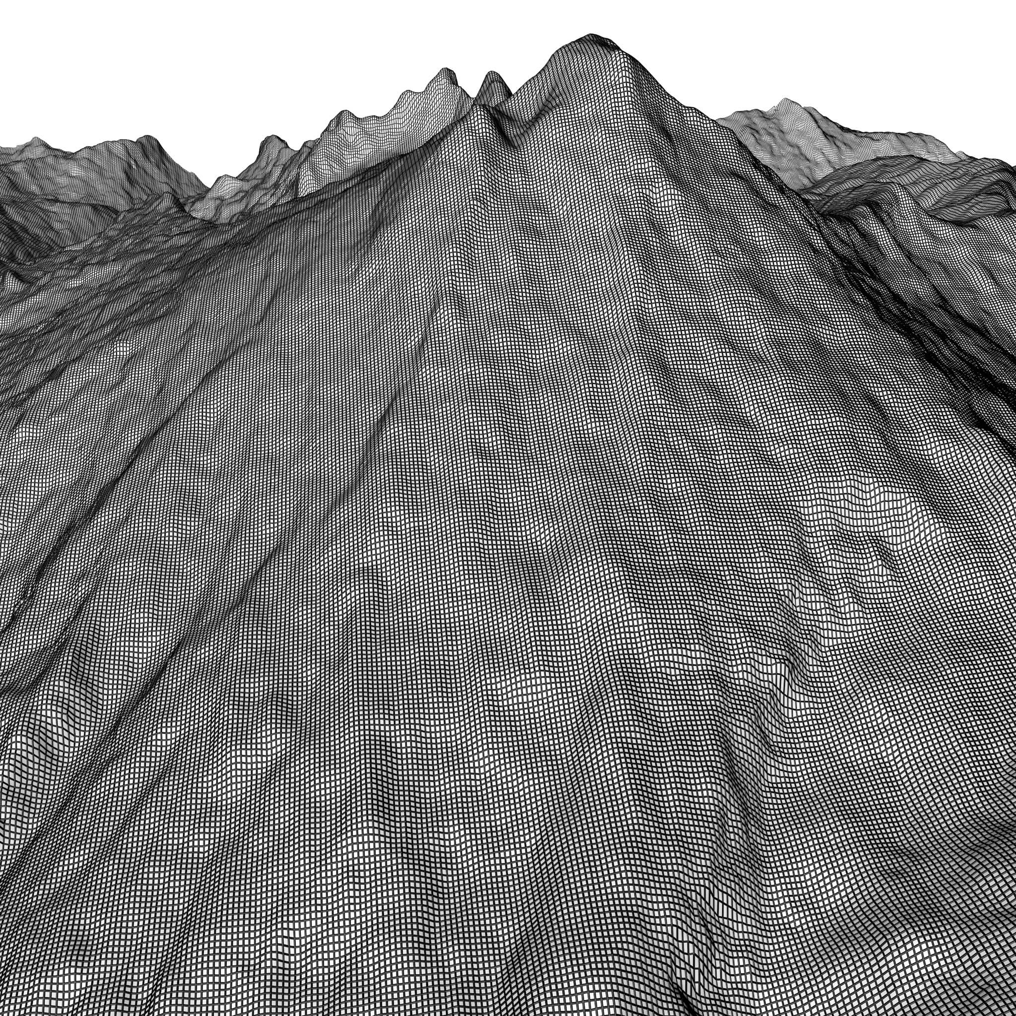 Relief Map of Mount Baker Volcano, Washington - 3D Model by Serks