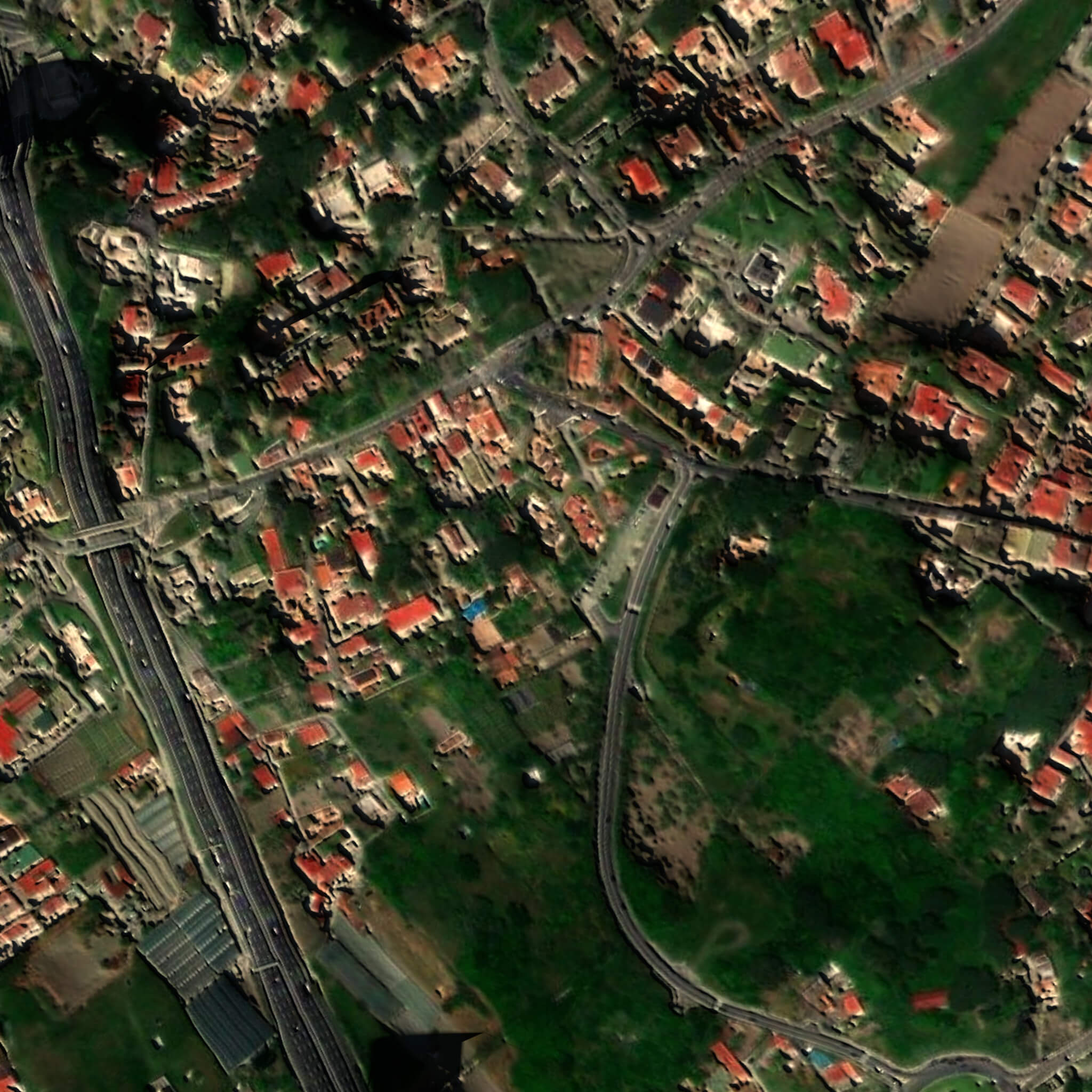 Relief Map of Visuvius Volcano - 3D Model by Serks