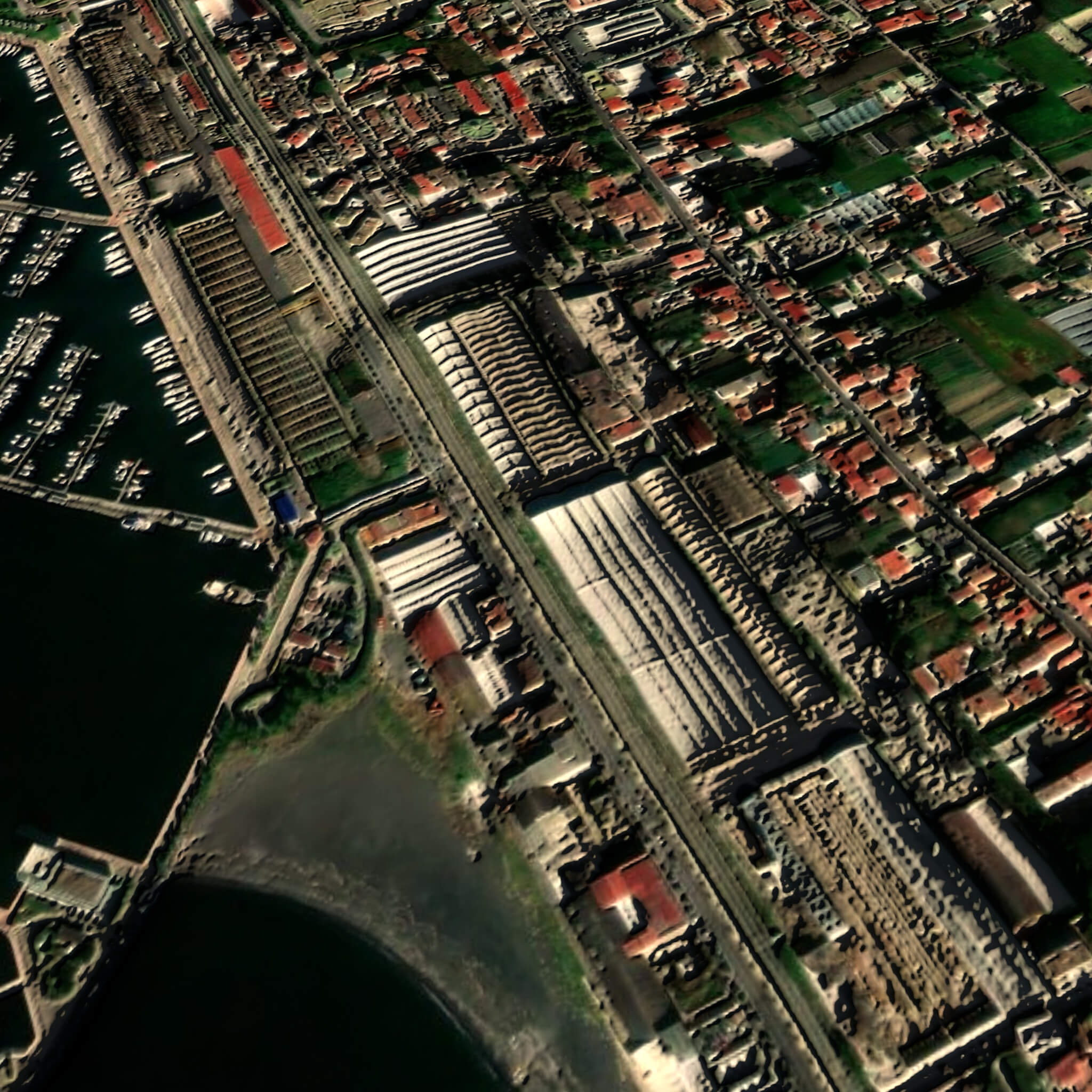 Relief Map of Visuvius Volcano - 3D Model by Serks