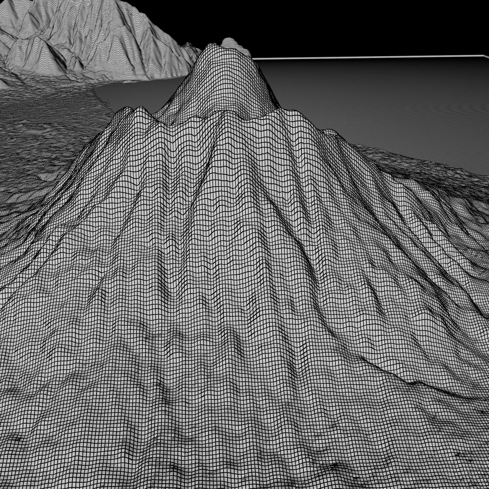 Relief Map of Visuvius Volcano - 3D Model by Serks