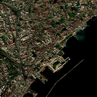 Relief Map of Visuvius Volcano - 3D Model by Serks