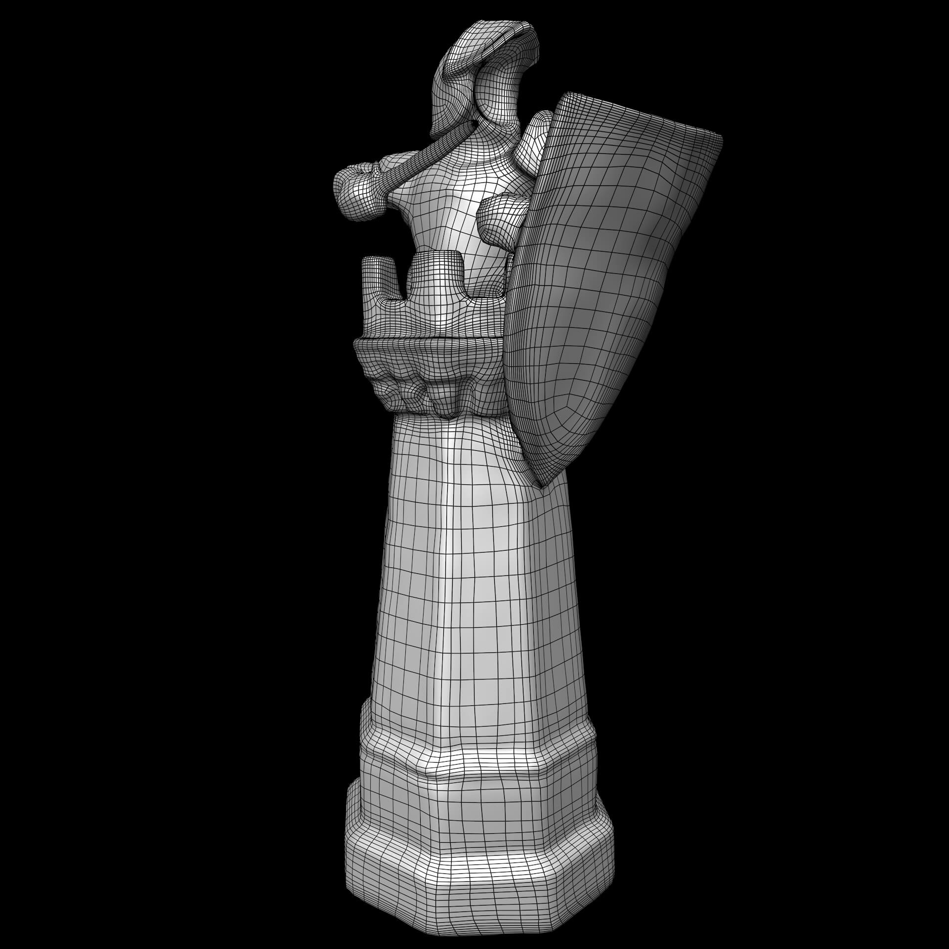 Rook Chess Piece - 3D Model by Serks