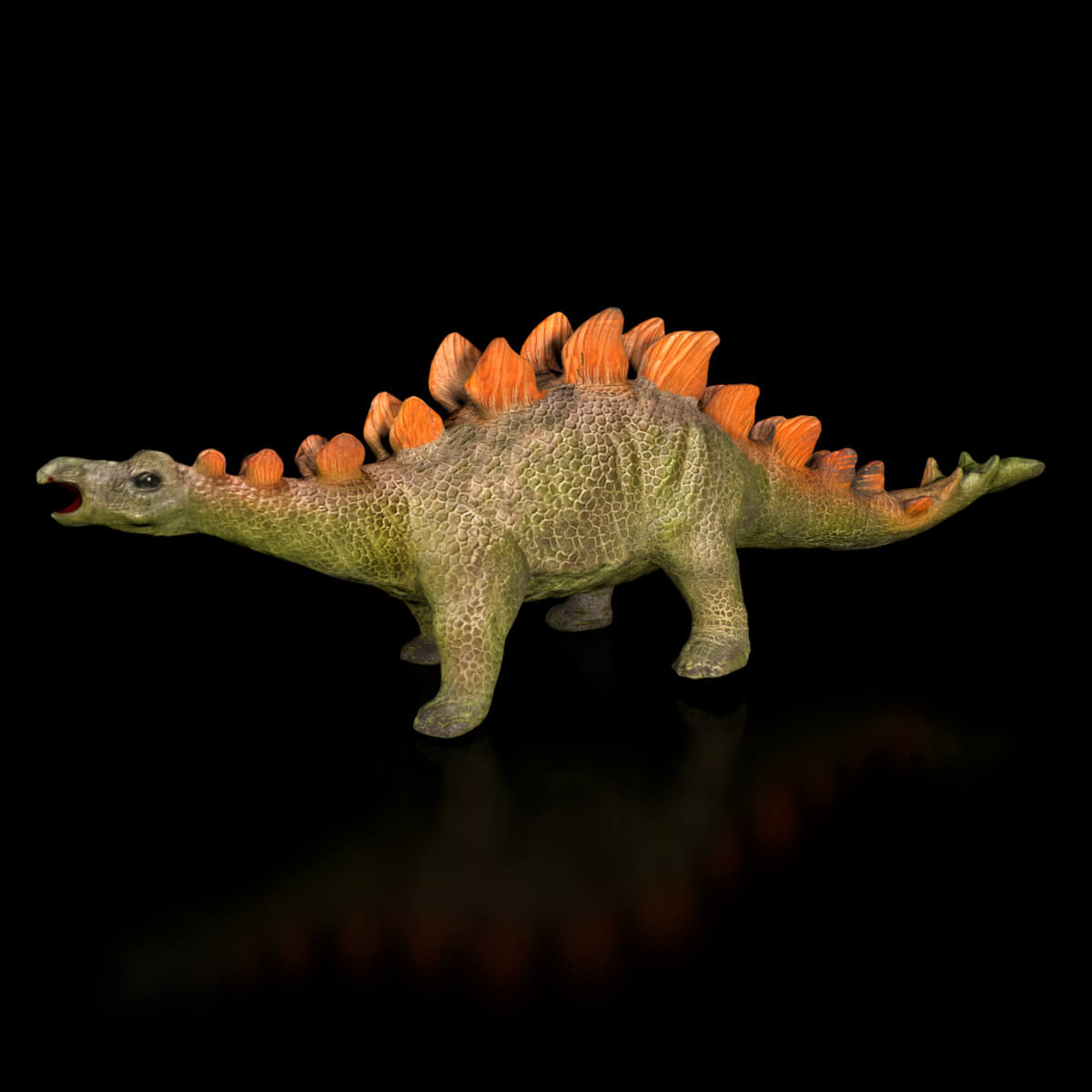 Stegosaurus Herbivorous Dinosaur - 3D Model by Serks
