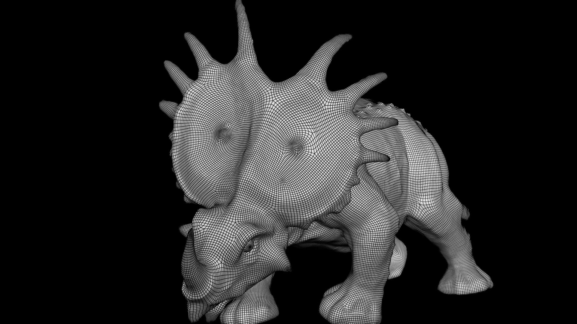 Styracosaurus Spiny Lizard - 3D Model by Serks
