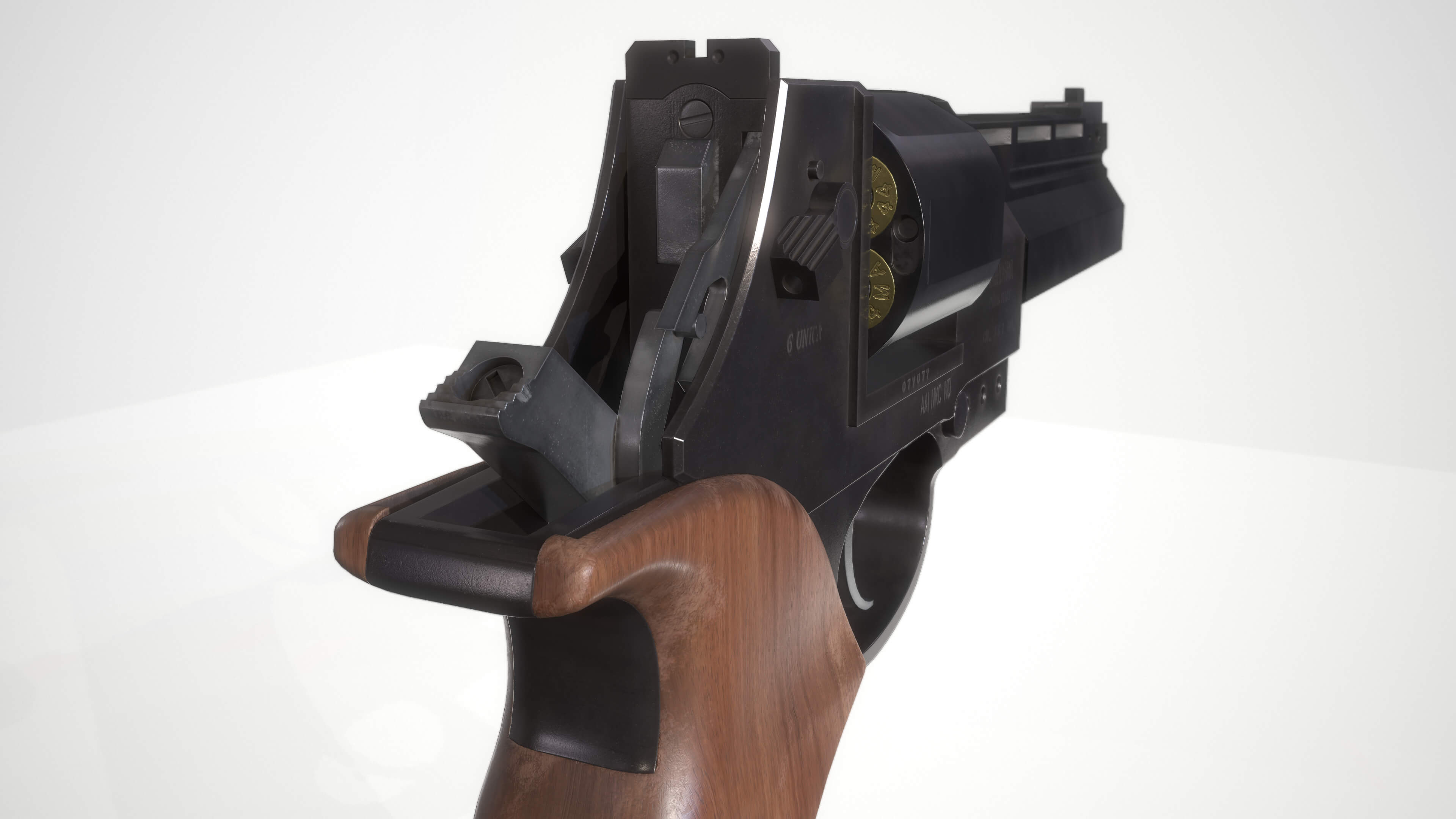 Italian Auto-Revolver 3D Model by SeTa