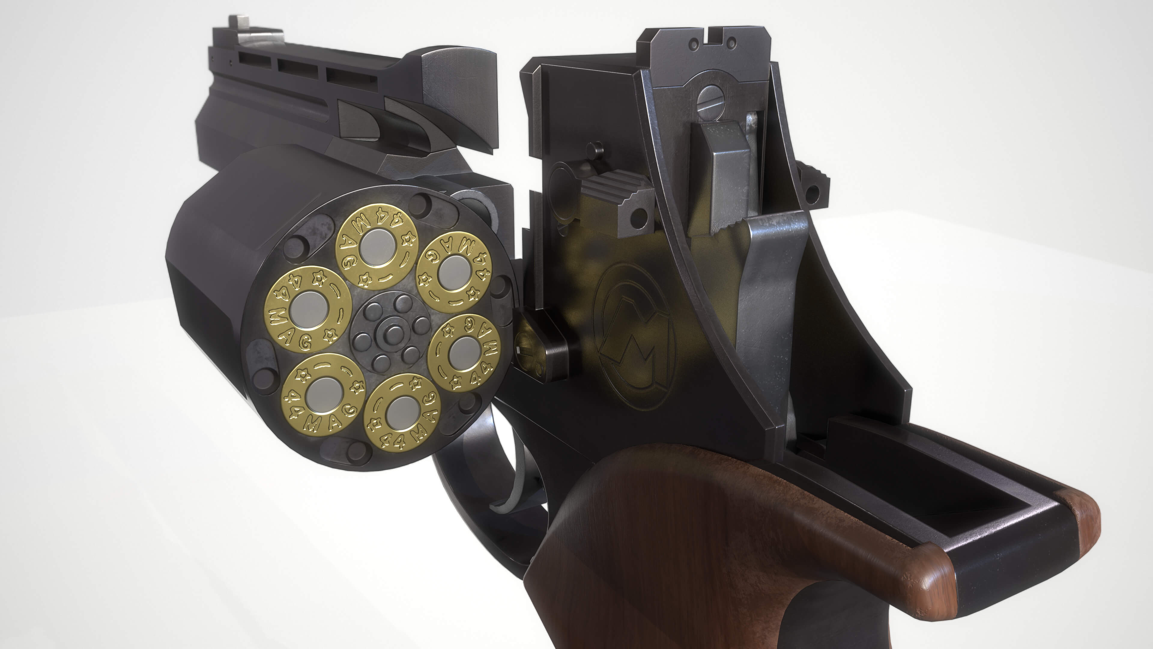 Italian Auto-Revolver 3D Model by SeTa