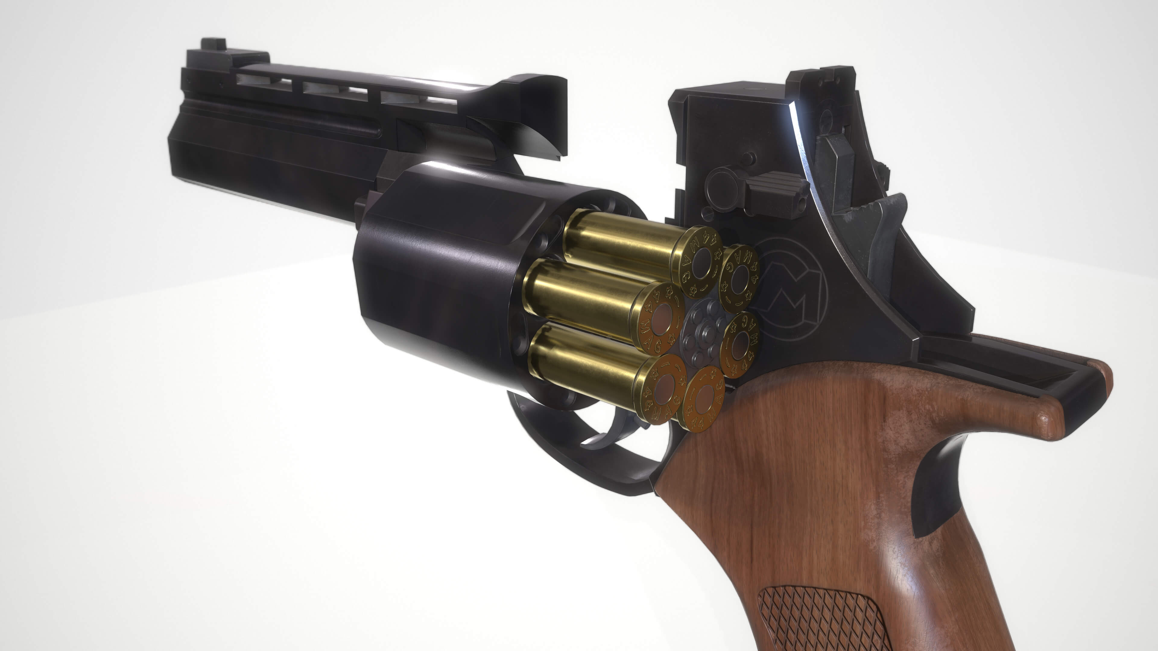 Italian Auto-Revolver 3D Model by SeTa