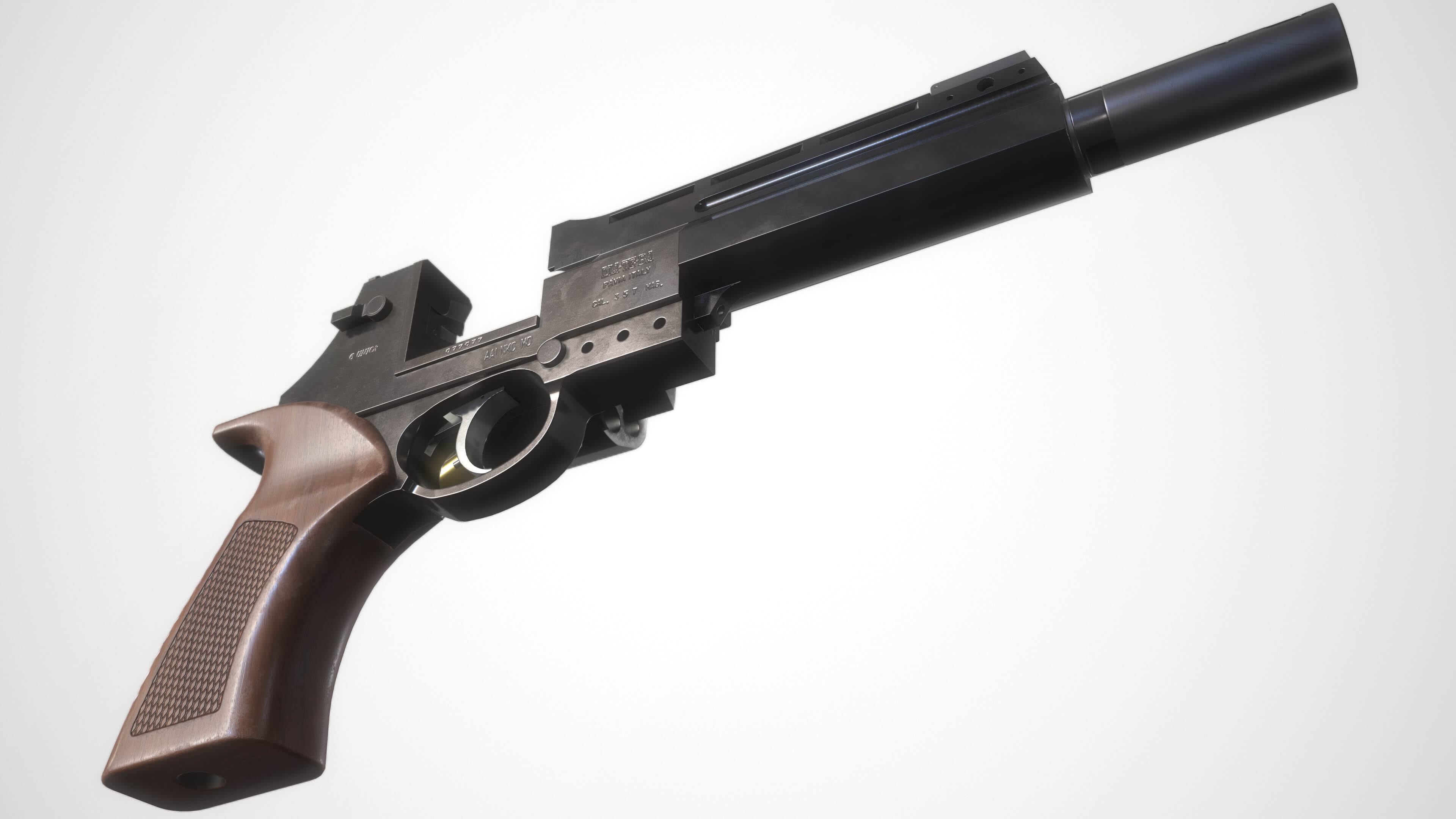Italian Auto-Revolver 3D Model by SeTa