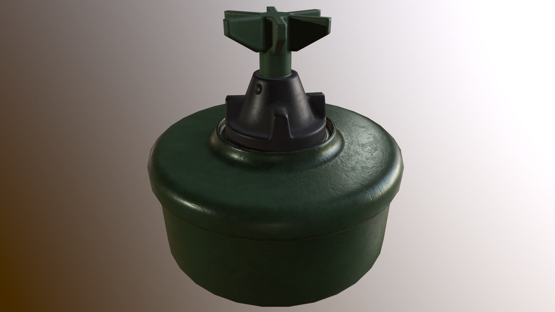 Serbian Land Mine PMA-2 3D Model by SeTa