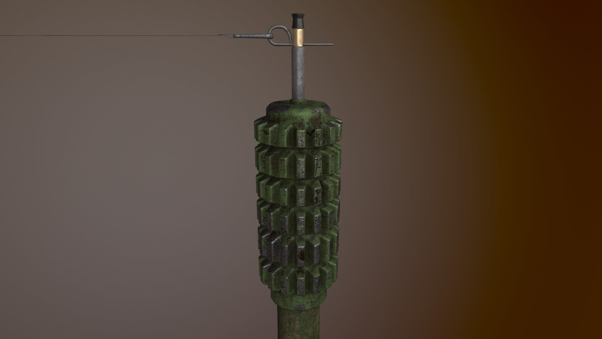 Soviet Land Mine Pomz-2 3D Model by SeTa