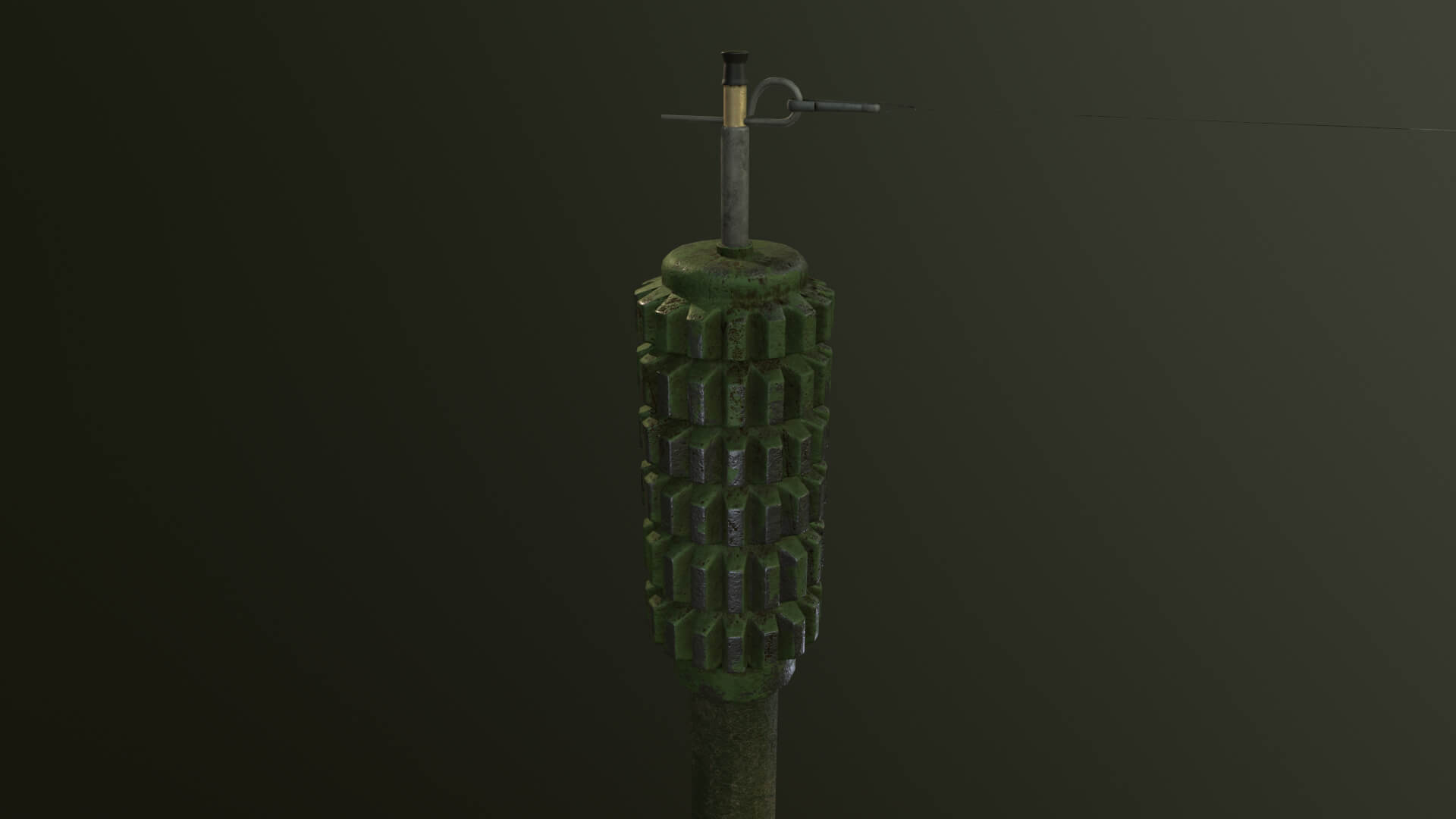 Soviet Land Mine Pomz-2 3D Model by SeTa