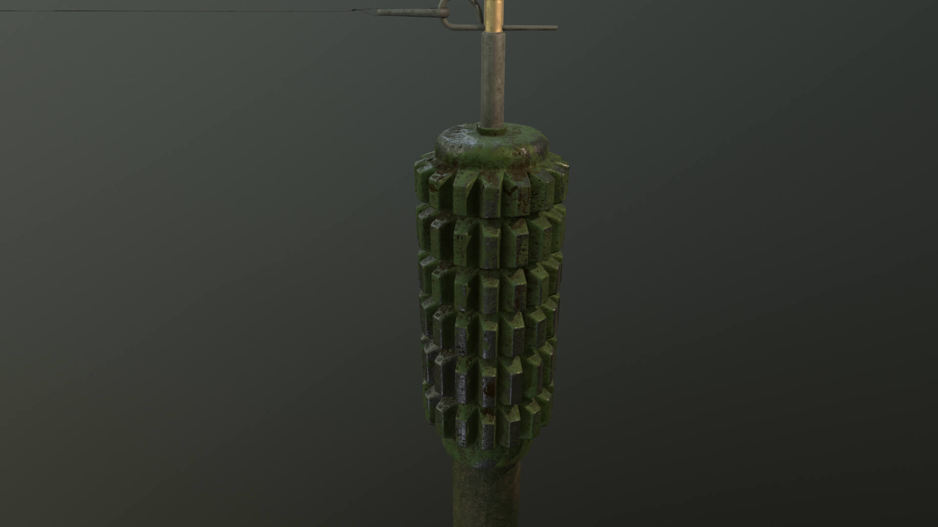 Soviet Land Mine Pomz-2 3D Model by SeTa