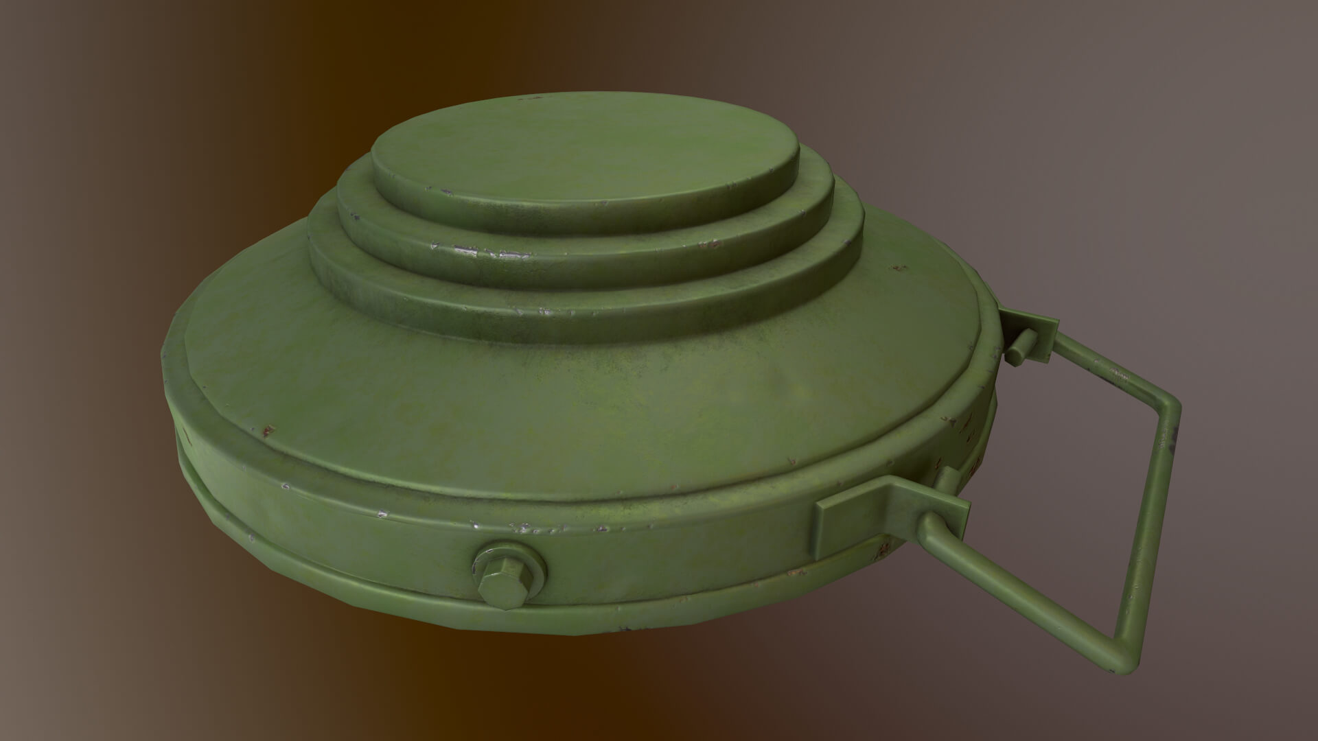 Soviet Land Mine TMM-1 3D Model by SeTa