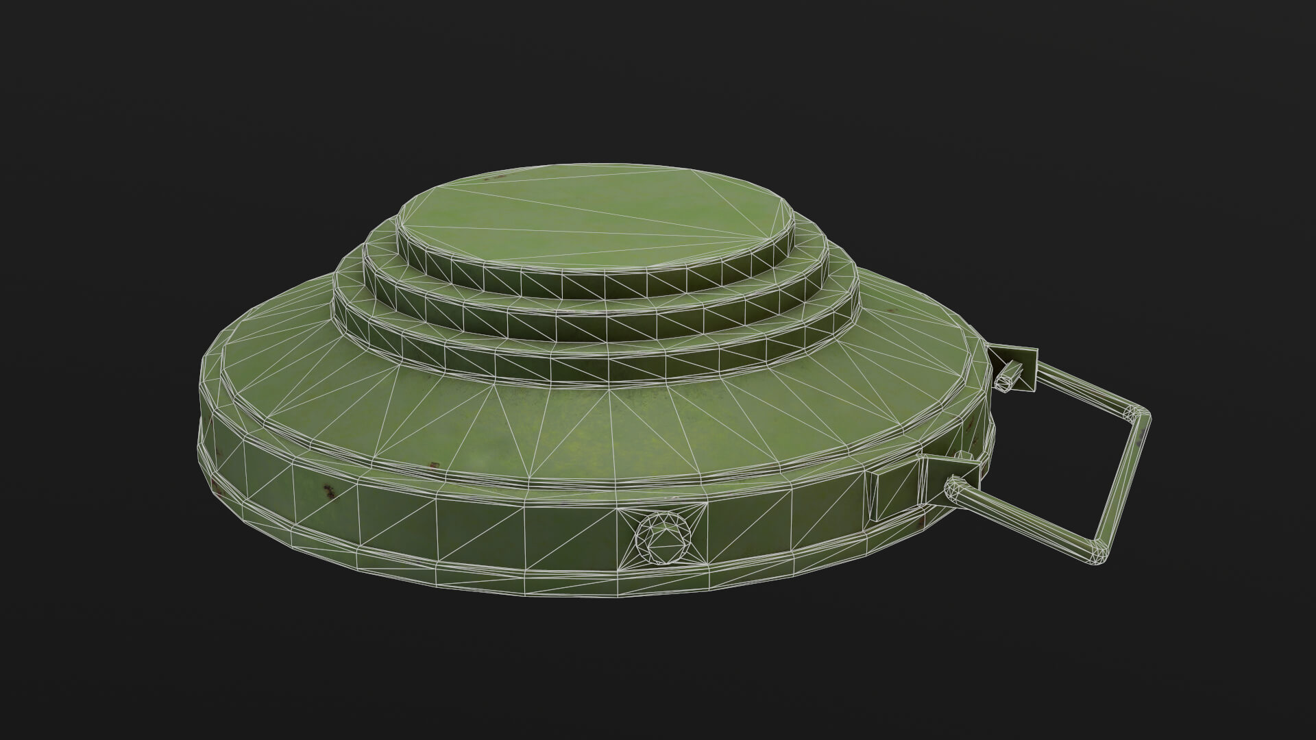Soviet Land Mine TMM-1 3D Model by SeTa