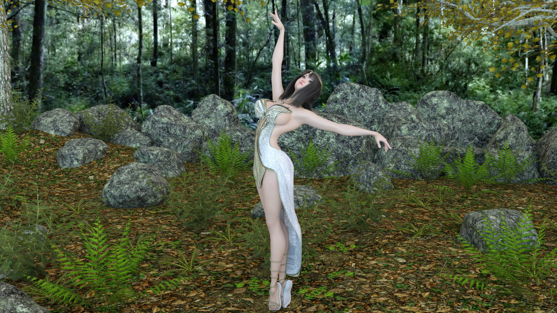 Dance in the Forest 2 by seven358 | RenderHub Wallpapers