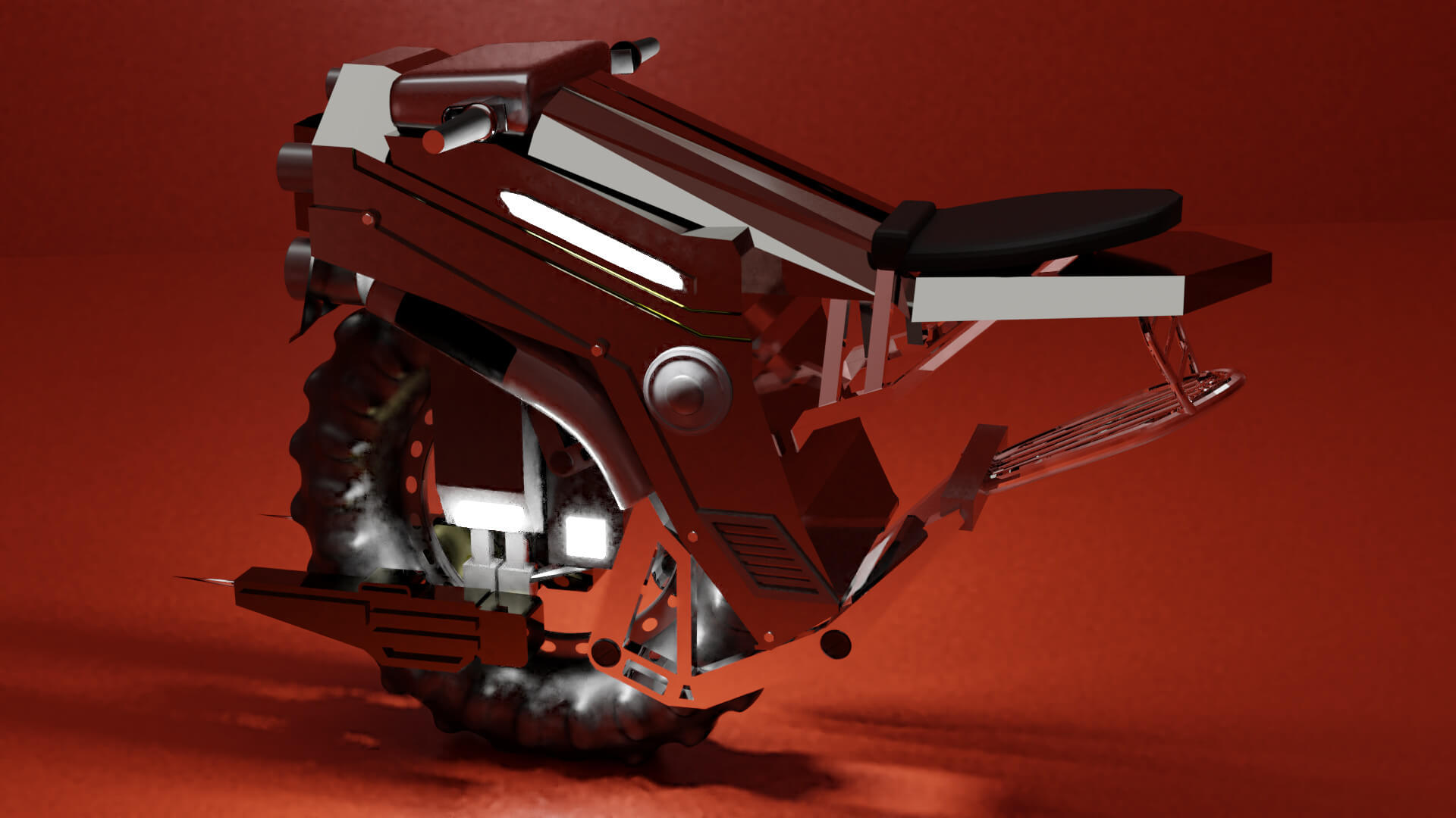 Gyro Bike ( Alina Battle Angel ) - 3D Model by sevengreenstudio