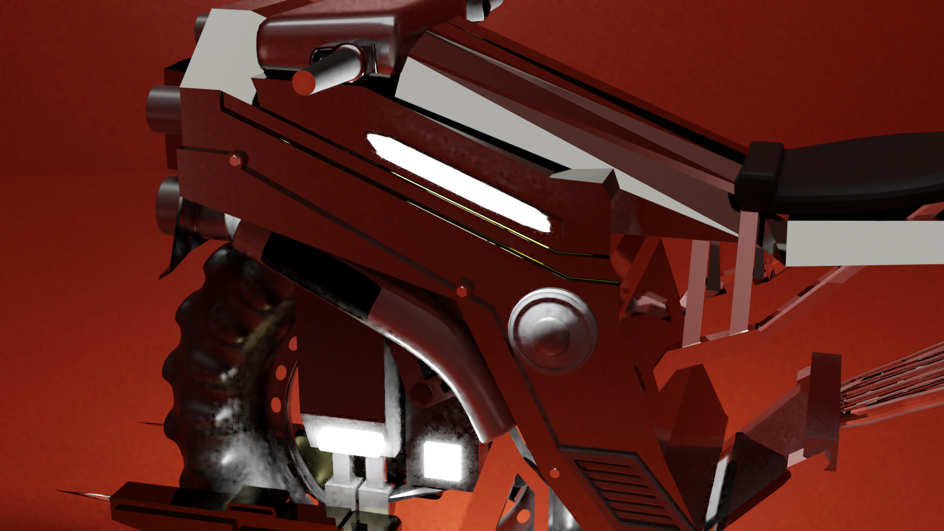 Gyro Bike ( Alina Battle Angel ) - 3D Model by sevengreenstudio