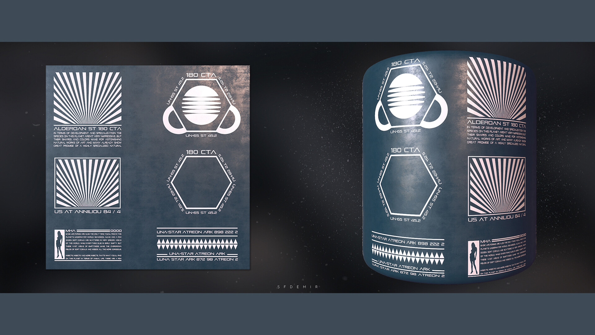 40 - Sci-Fi Alpha Decal Map Collection 2D Game Asset by sfdemir