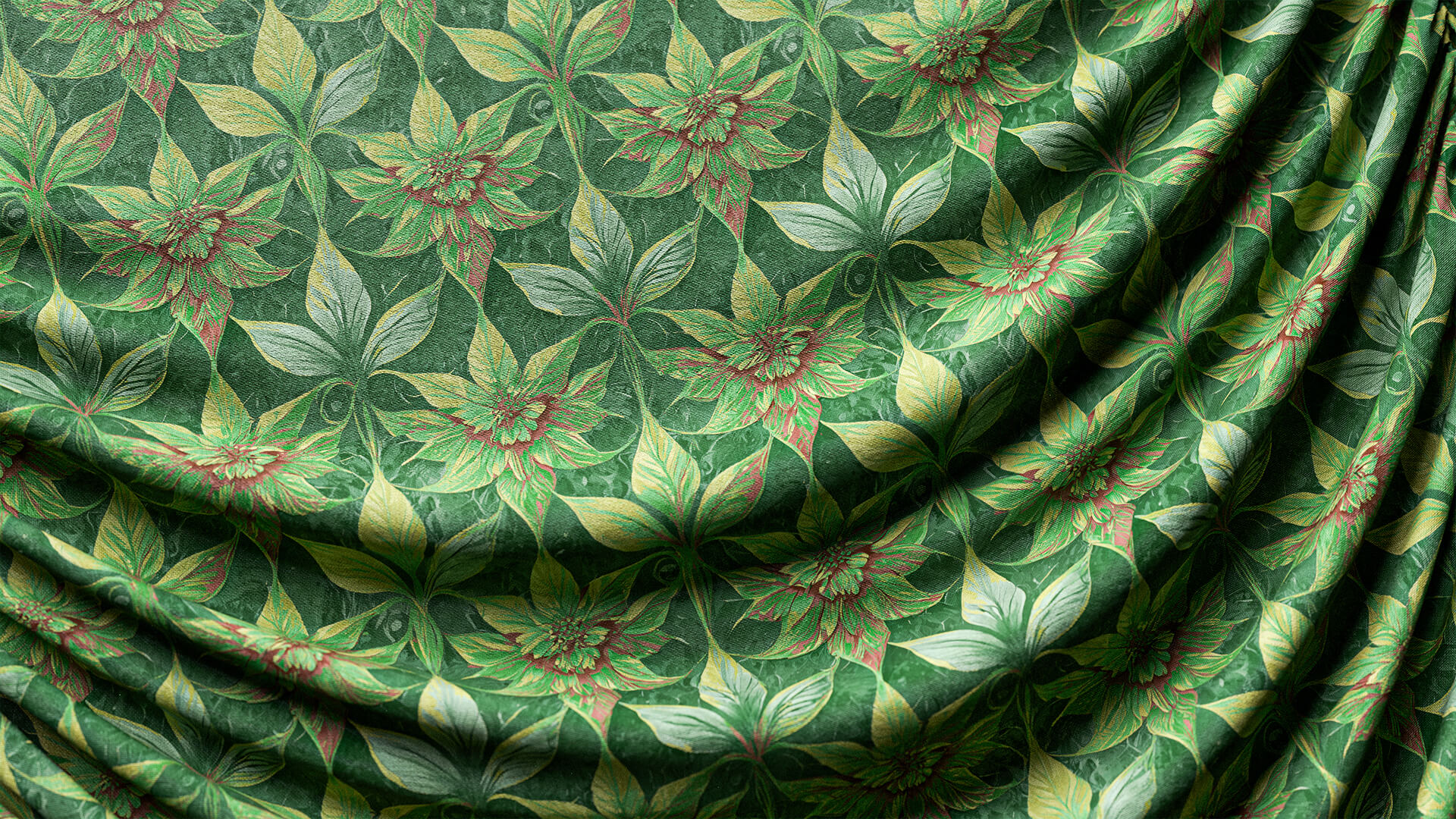 Flowers Fabric Cotton PBR Material / Texture Pack by sfdemir