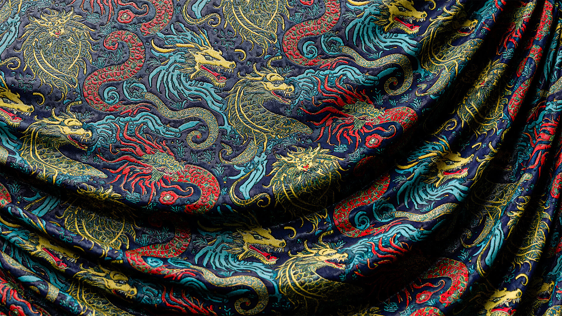 Chinese Cloth Fabric Pack - PBR 3D Render, Digital Art by sfdemir