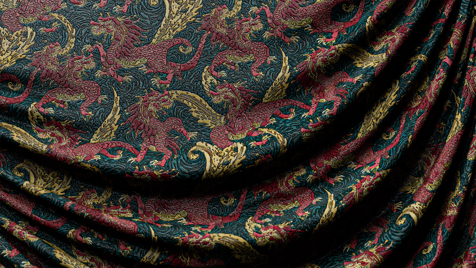 Chinese Cloth Fabric Pack - PBR 3D Render, Digital Art by sfdemir