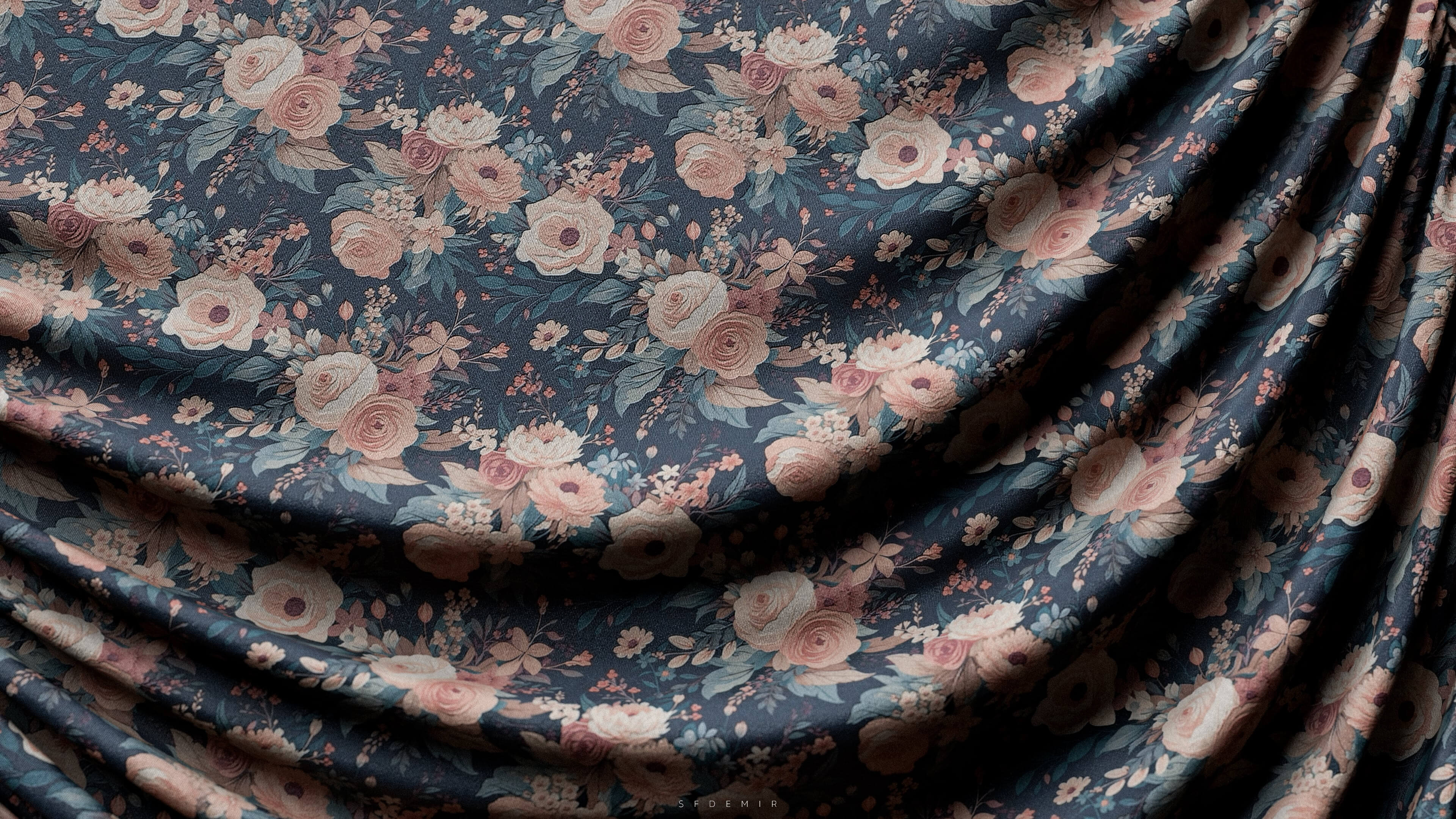 Victorian Fabric - Cloth Texture - Material Pack 3D Render