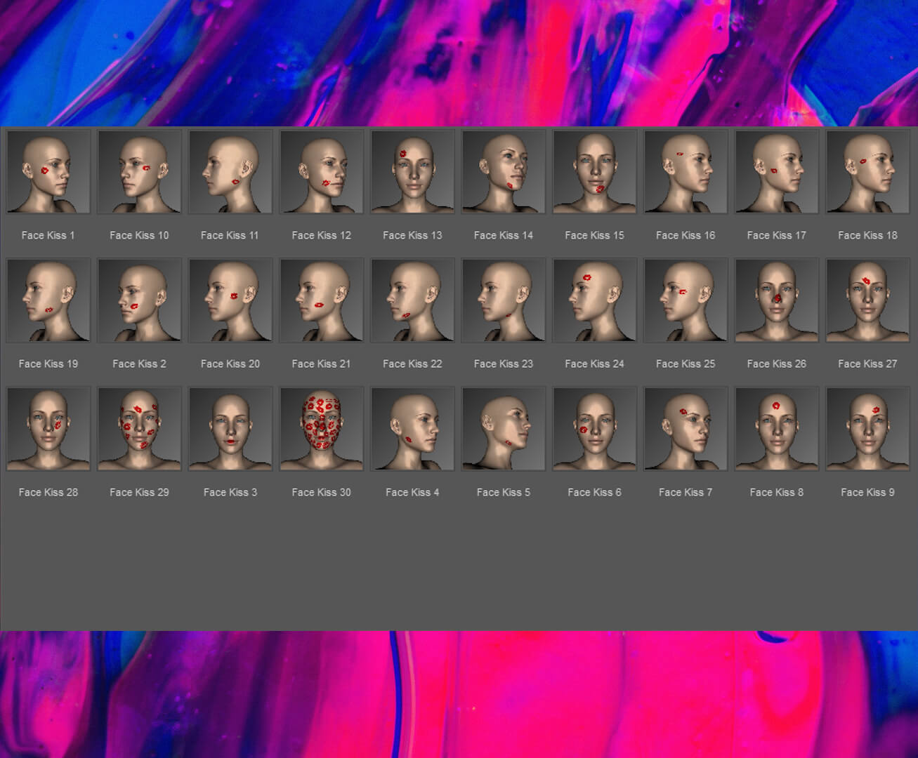SG Kisses 161 Layered Textures for Genesis 8 - Daz Content by sgwme13