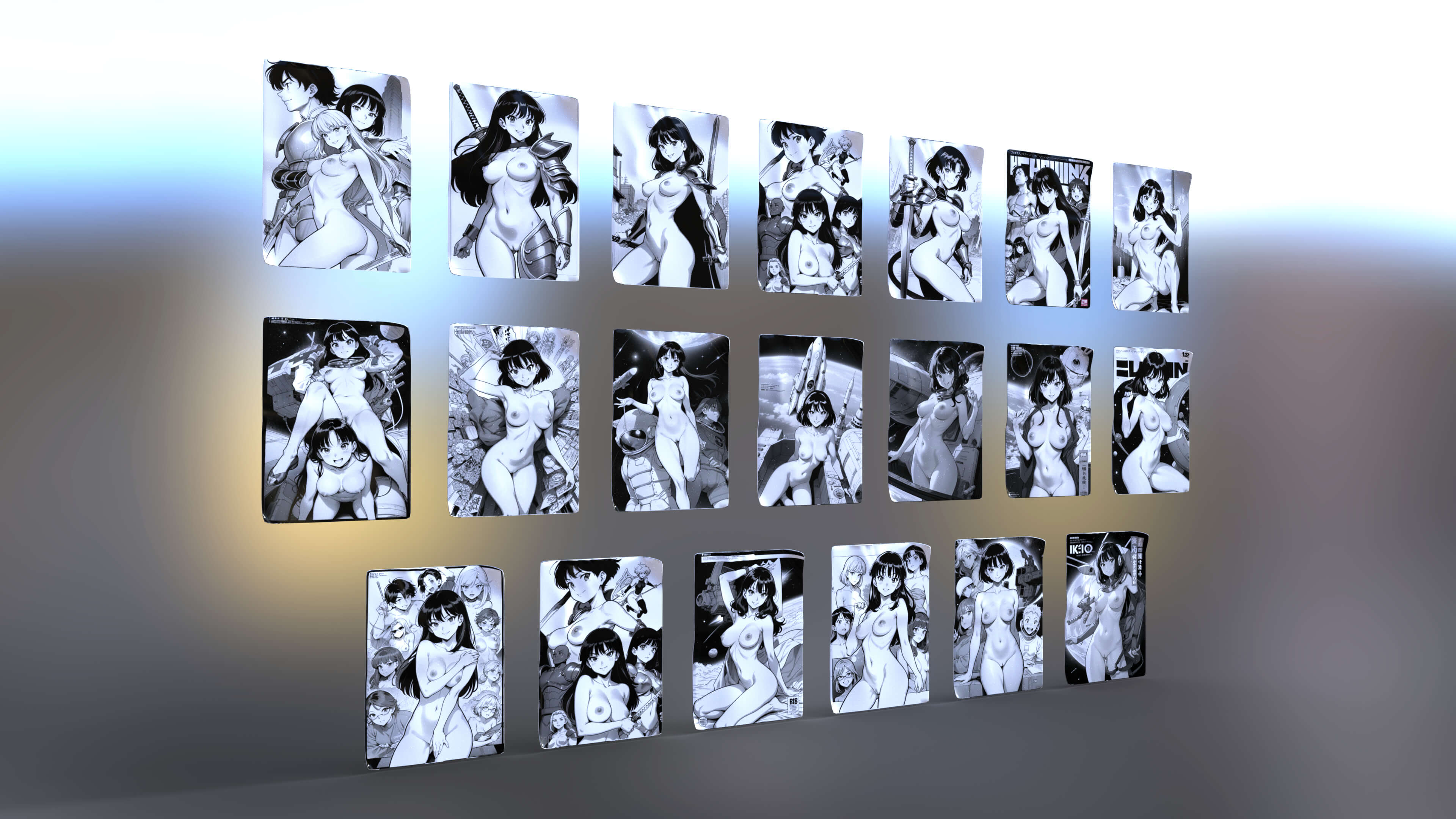 SG Poster (+18 Version) Props and Textures - Daz Content by sgwme13