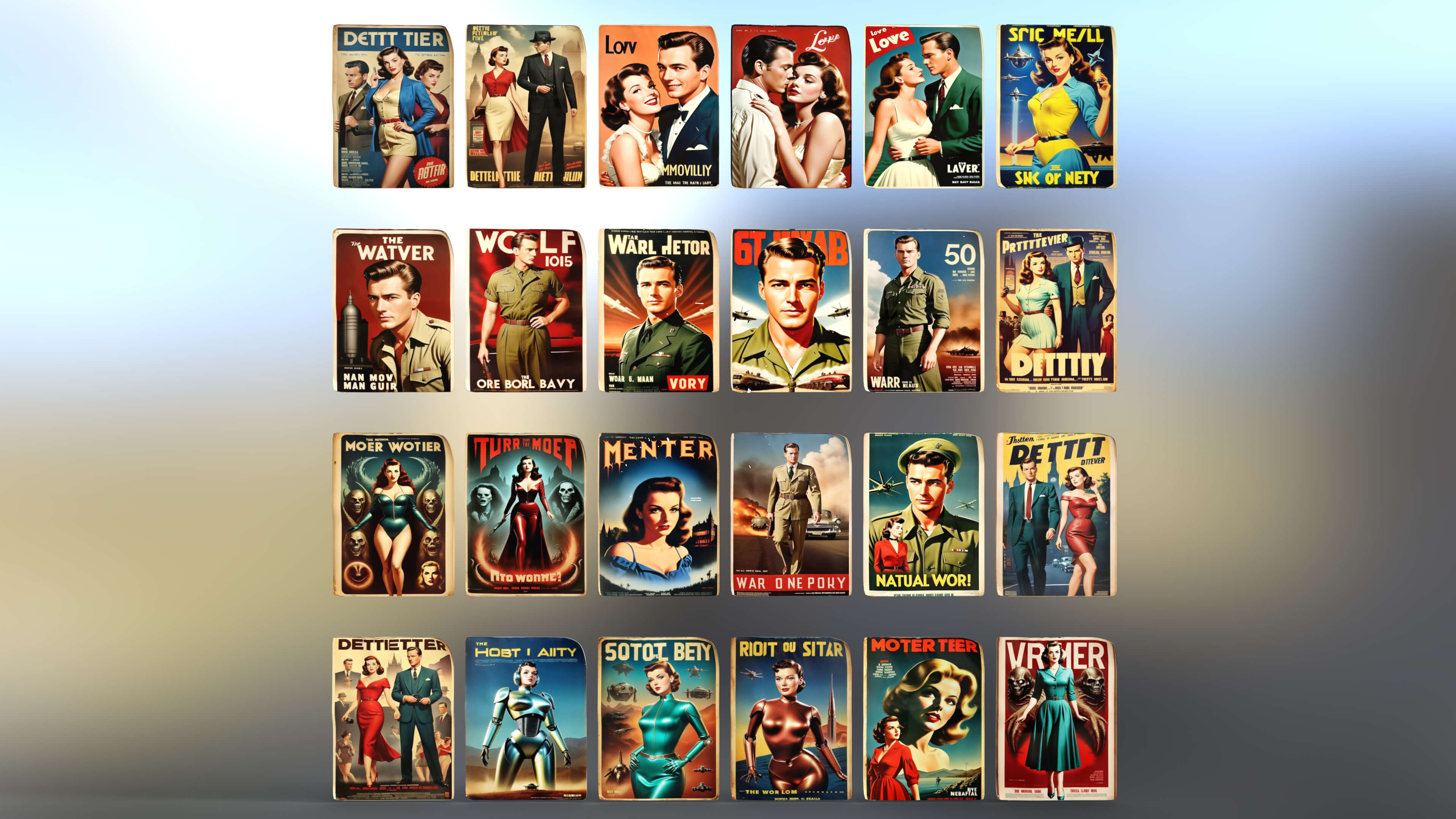 SG Poster (Old Movies) Props and Textures - Daz Content by sgwme13