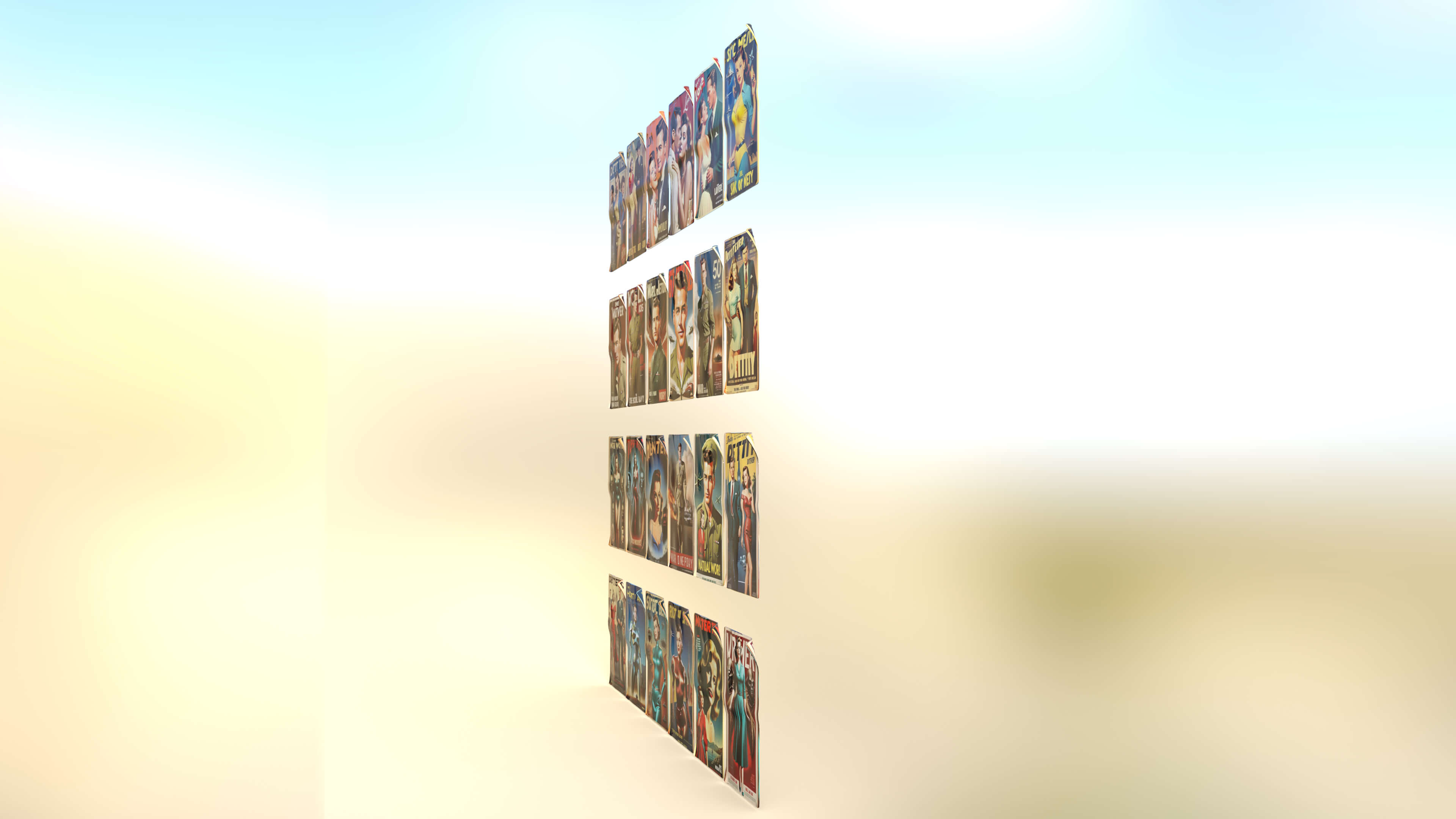 SG Poster (Old Movies) Props and Textures - Daz Content by sgwme13