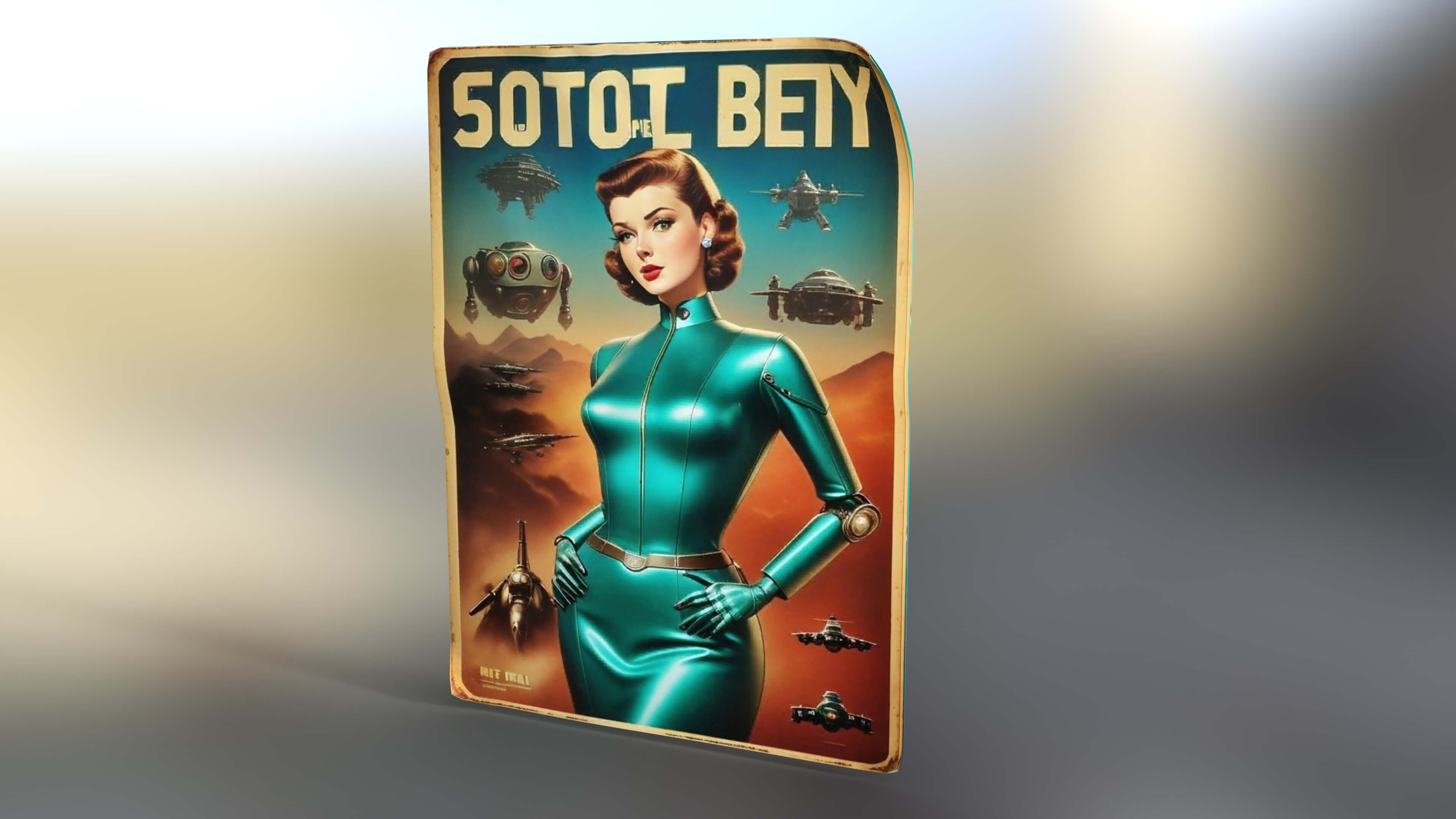 SG Poster (Old Movies) Props and Textures - Daz Content by sgwme13