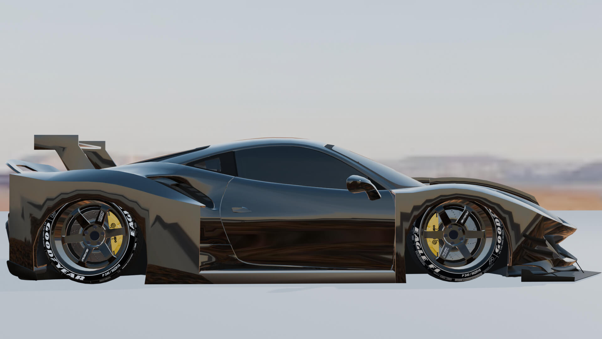 Ferrari 488 Pista Widebody - 3D Model by Shadow3911