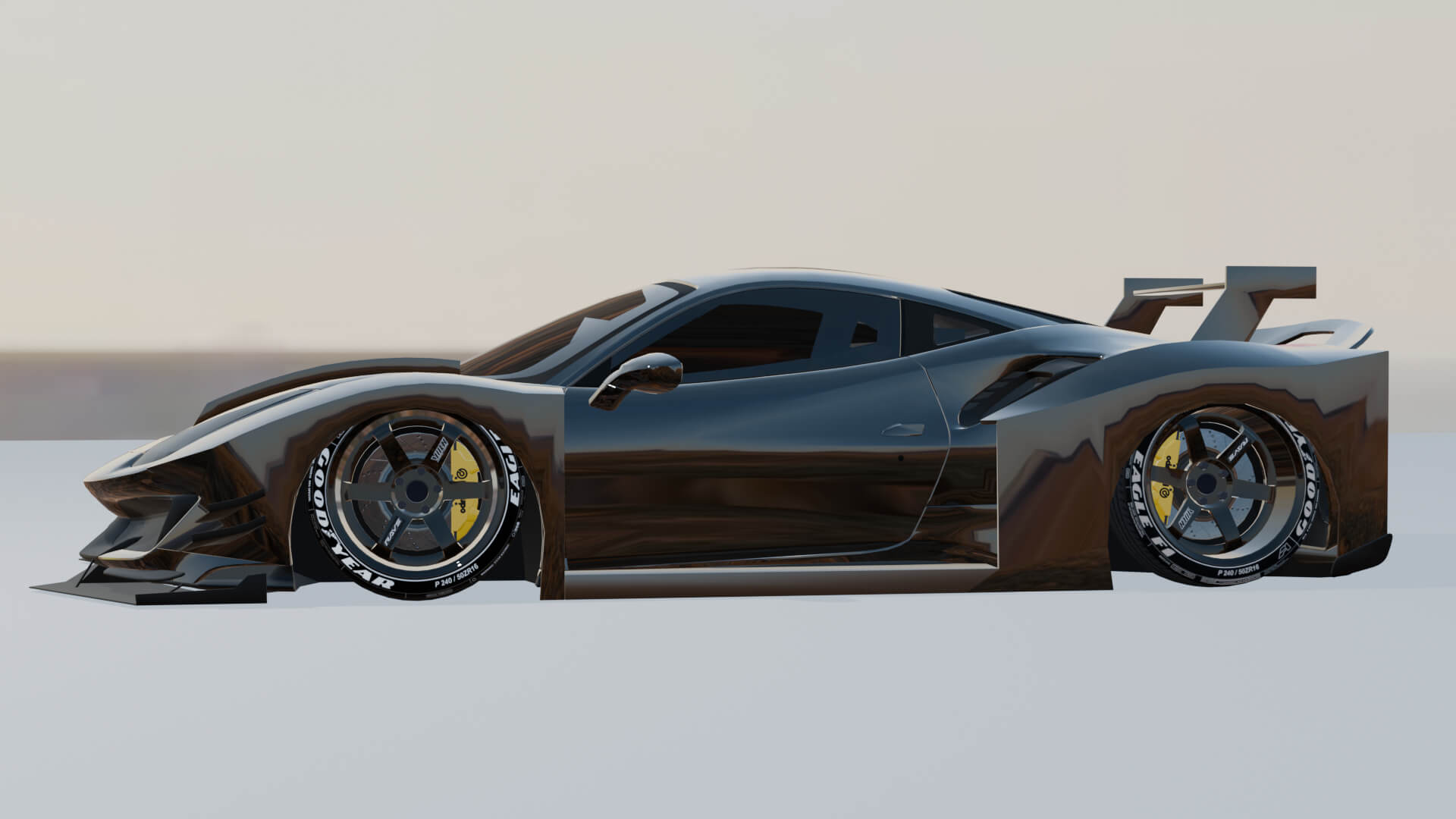 Ferrari 488 Pista Widebody - 3D Model by Shadow3911