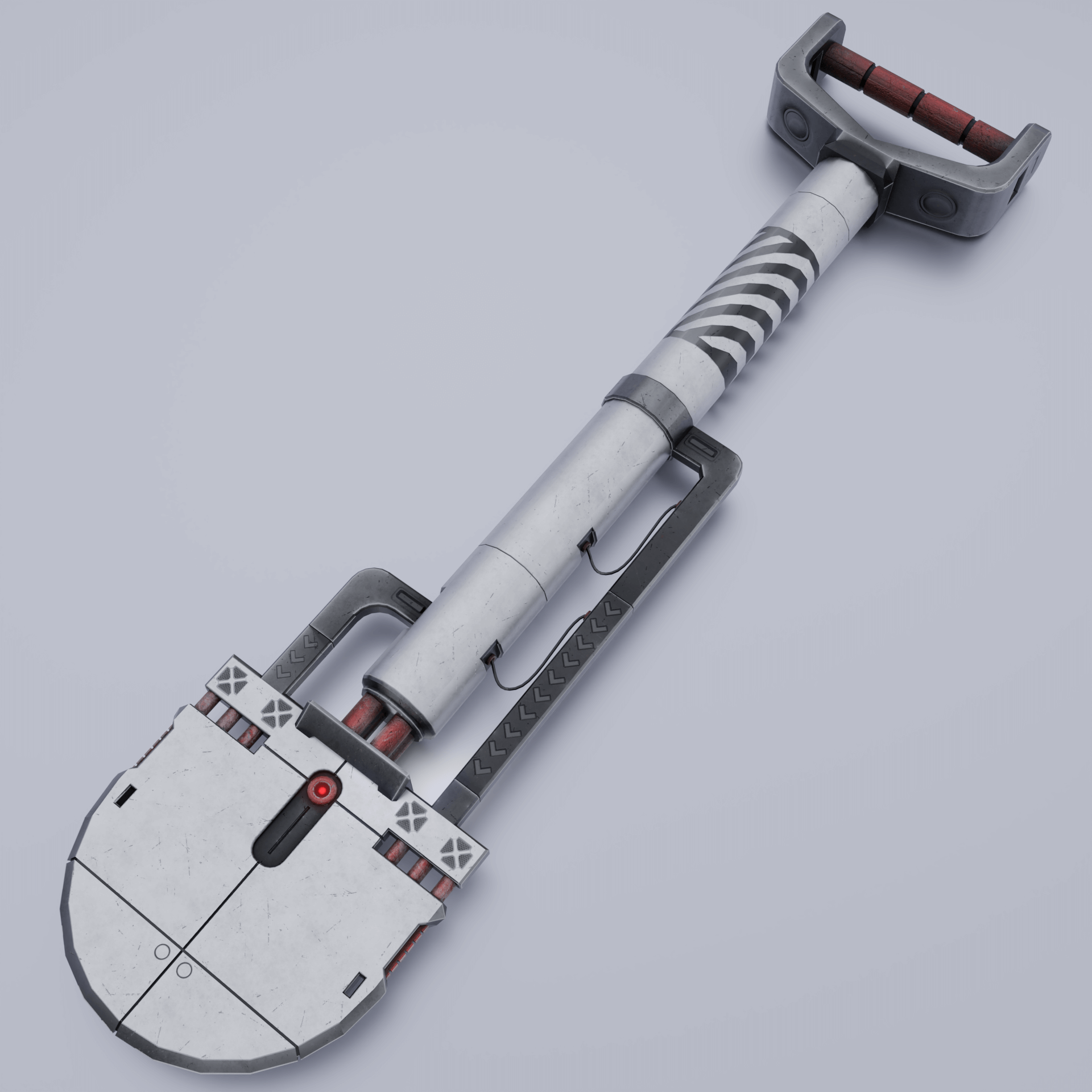 Sci-fi shovel 3D Render | RenderHub Gallery