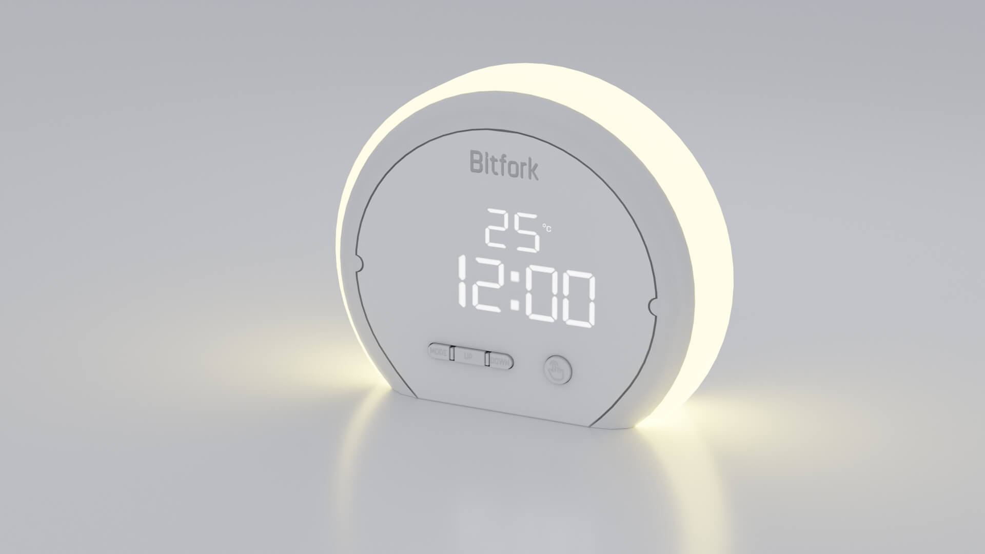 Modern Smart Table Clock - 3D Model by Shadowrazesss