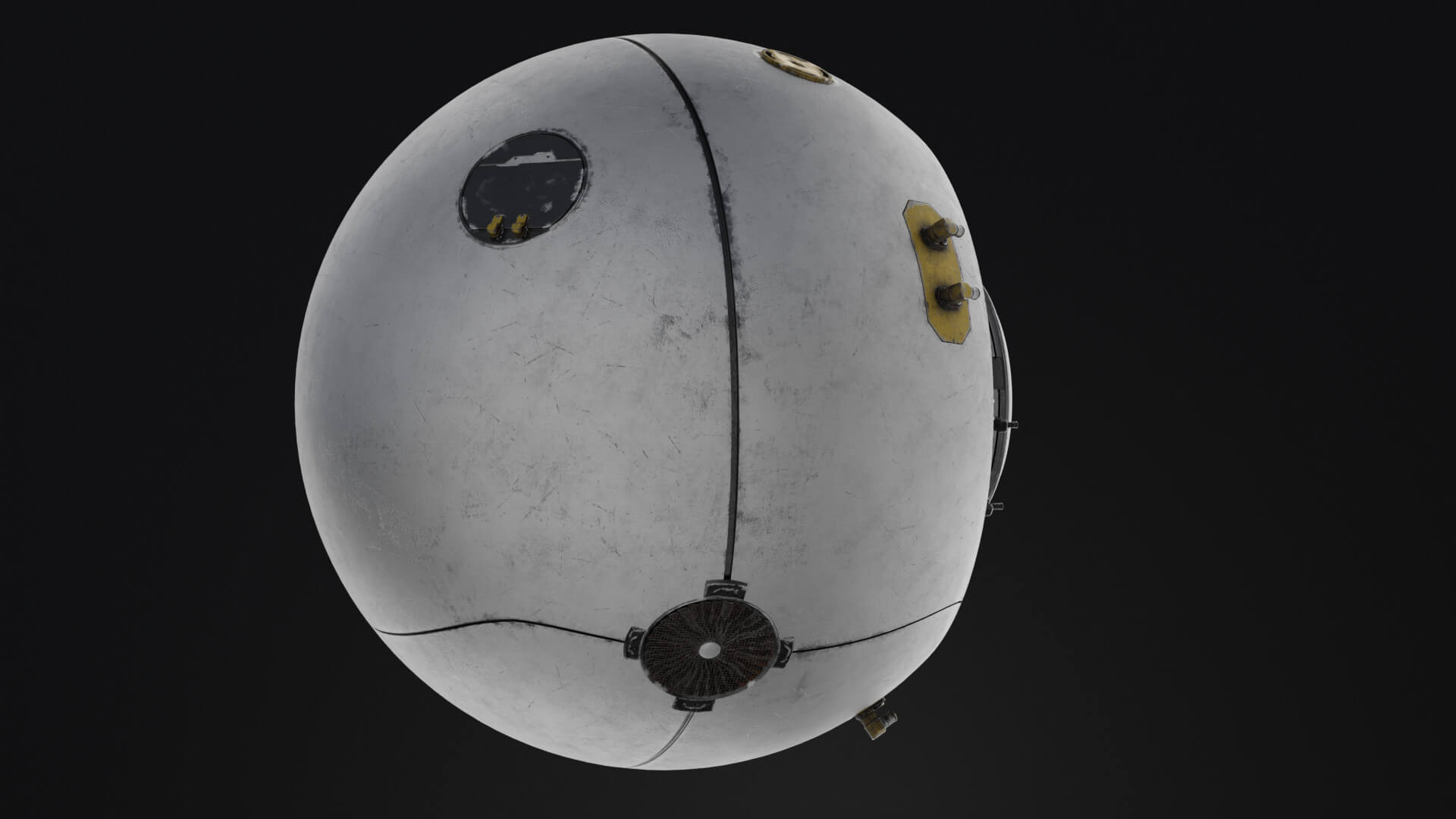 Sci-Fi Drone 3D Model by Shadowrazesss