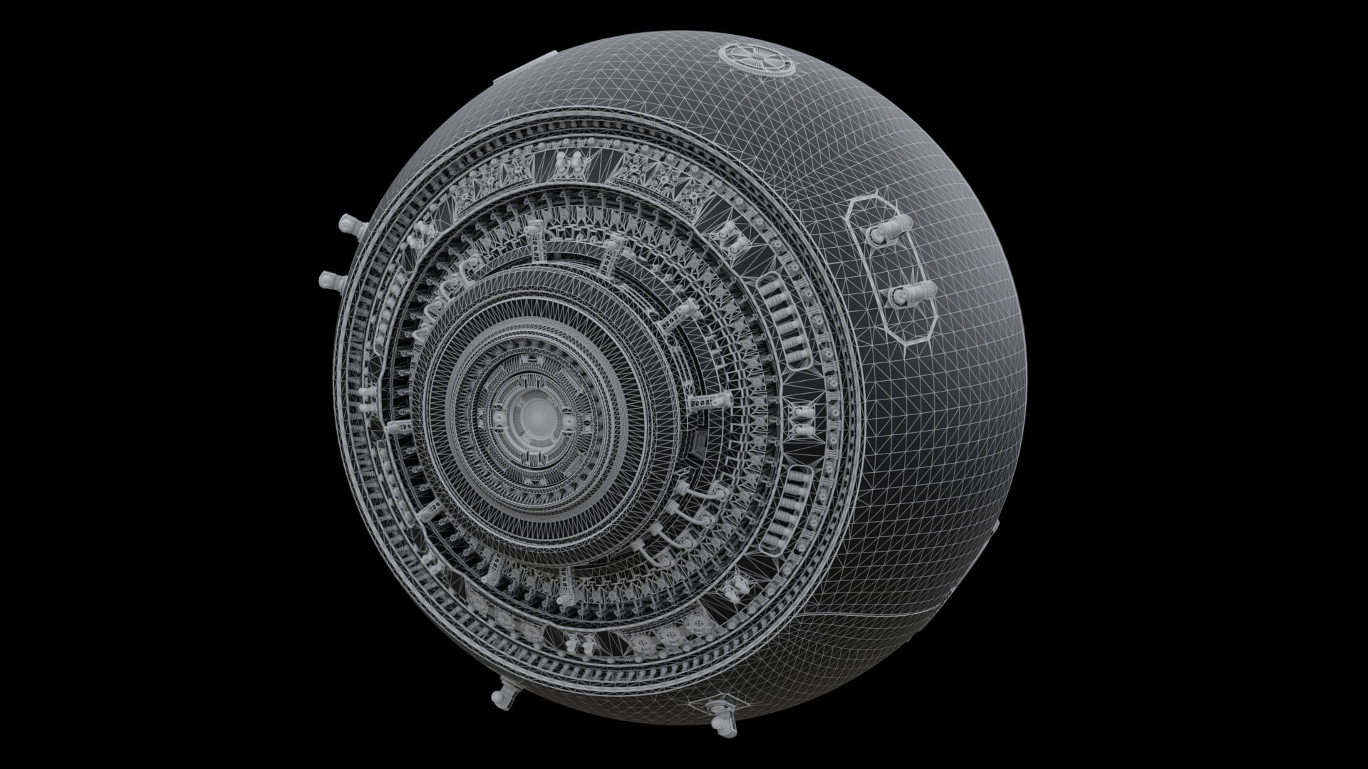 Sci Fi Drone 3d Model By Shadowrazesss