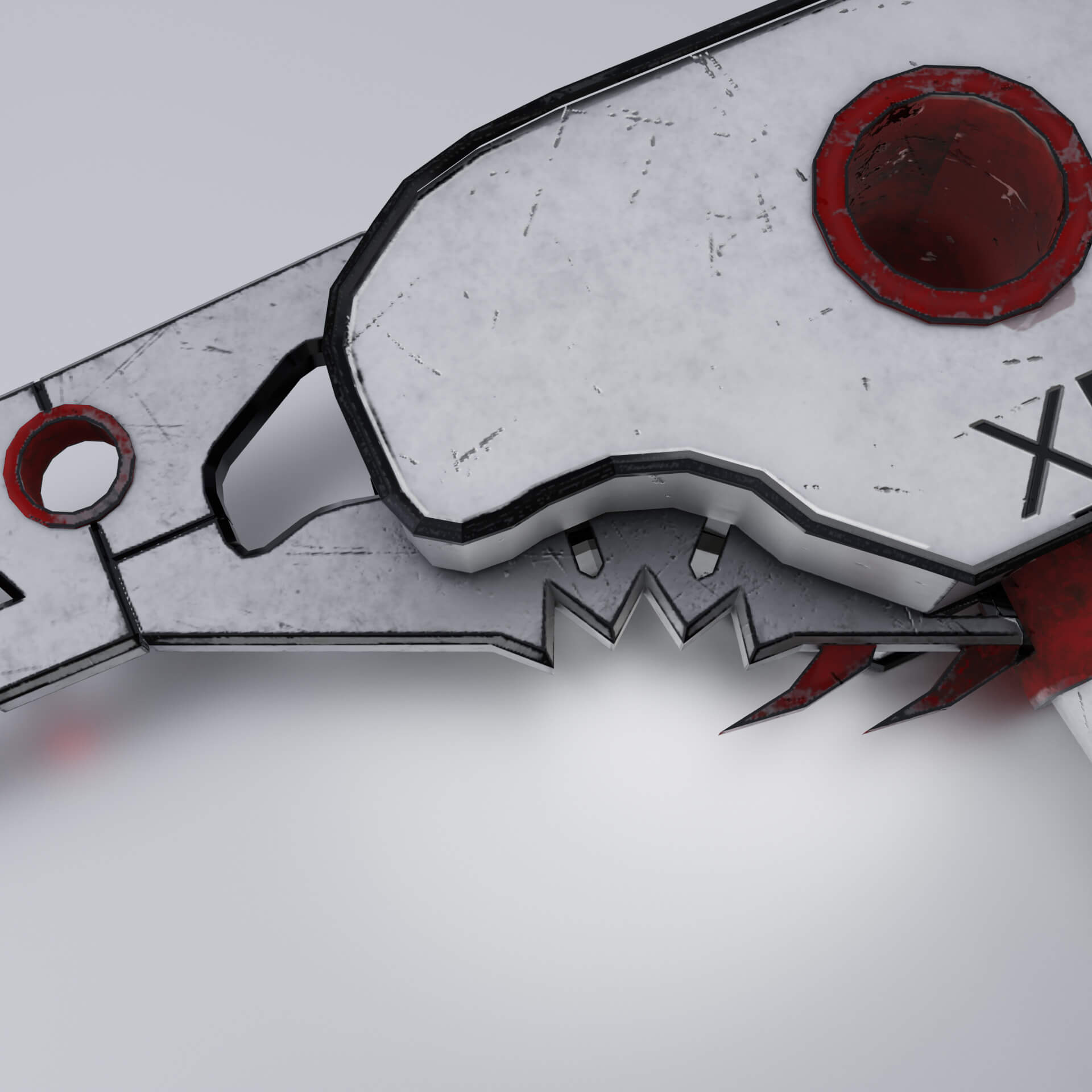 Sci-fi Pickaxe 3D Model by Shadowrazesss