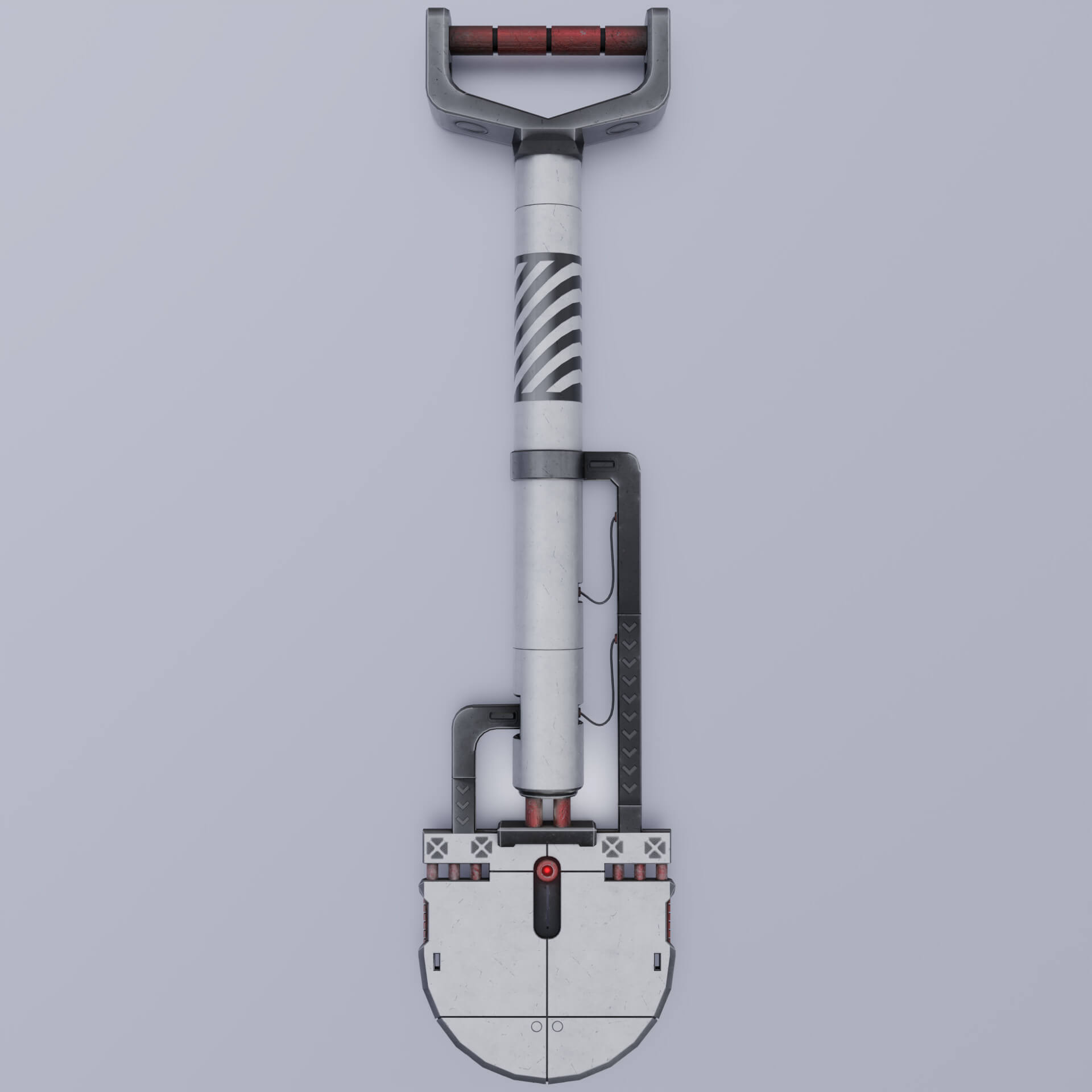 Sci-fi Shovel 3D Model by Shadowrazesss