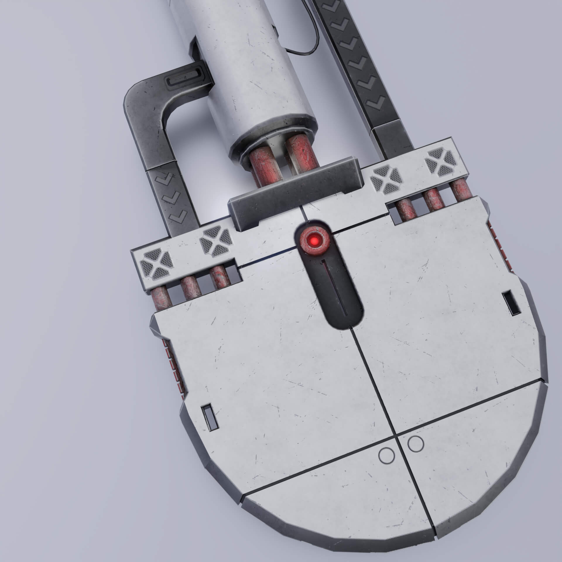 Sci-fi Shovel 3D Model by Shadowrazesss