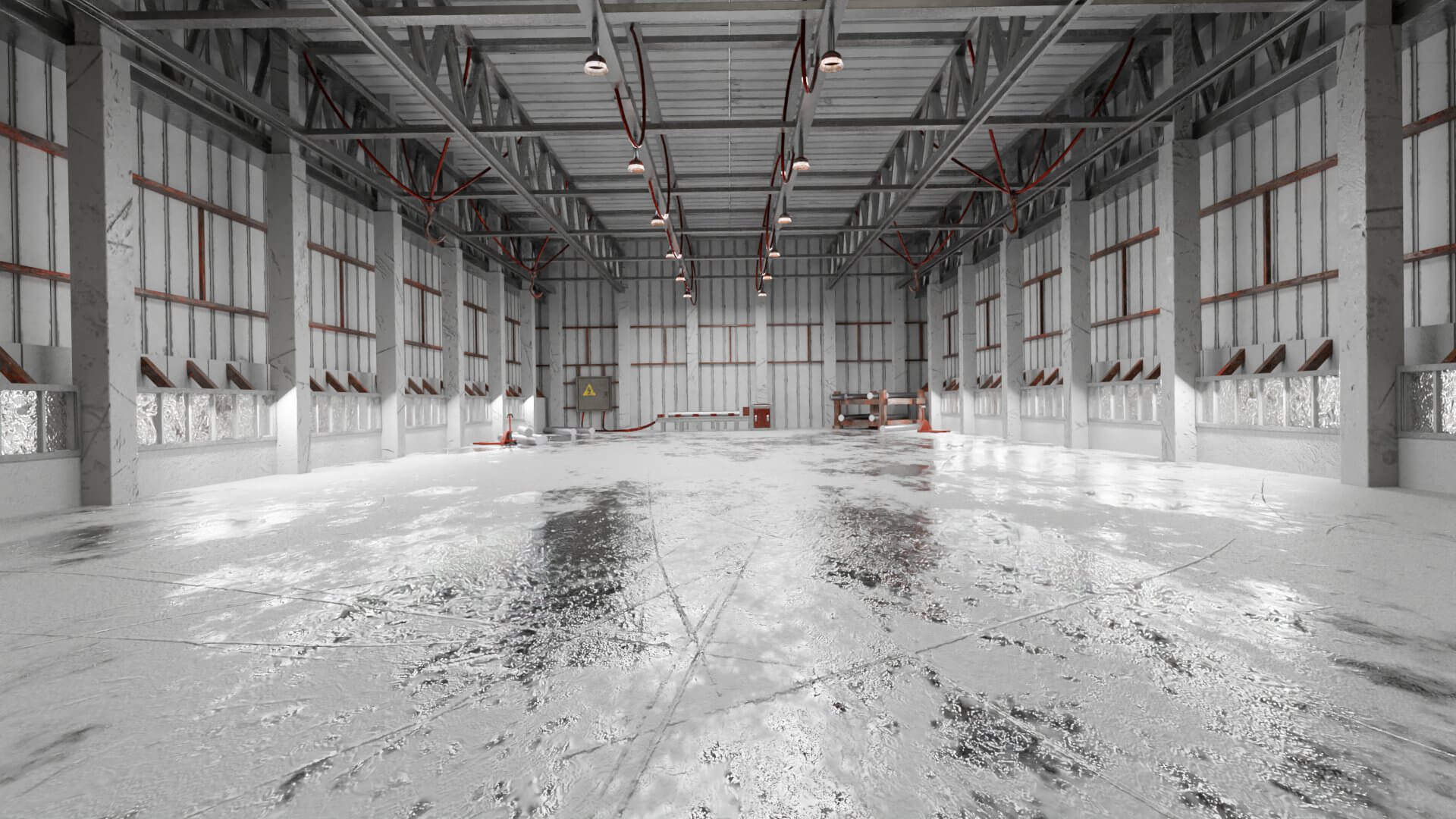 Warehouse Interior - 3D Model by Shadowrazesss