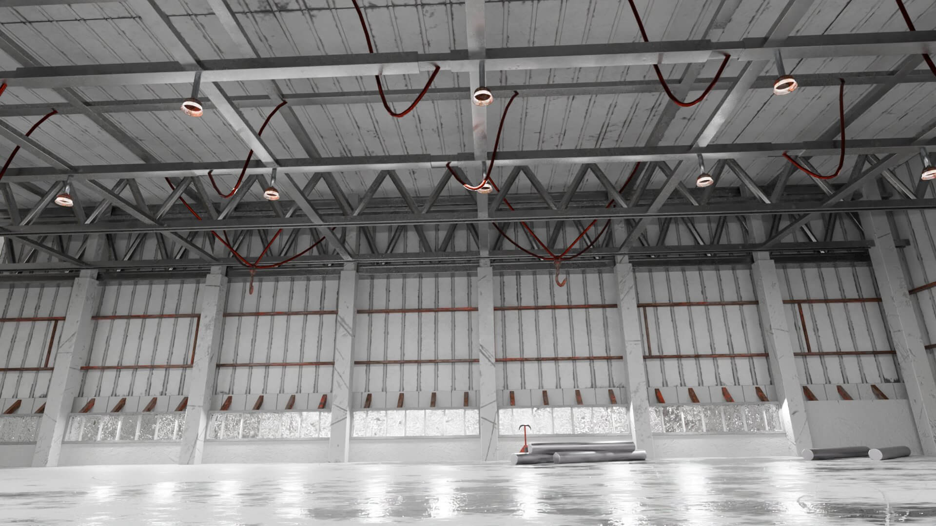 Warehouse Interior - 3D Model by Shadowrazesss