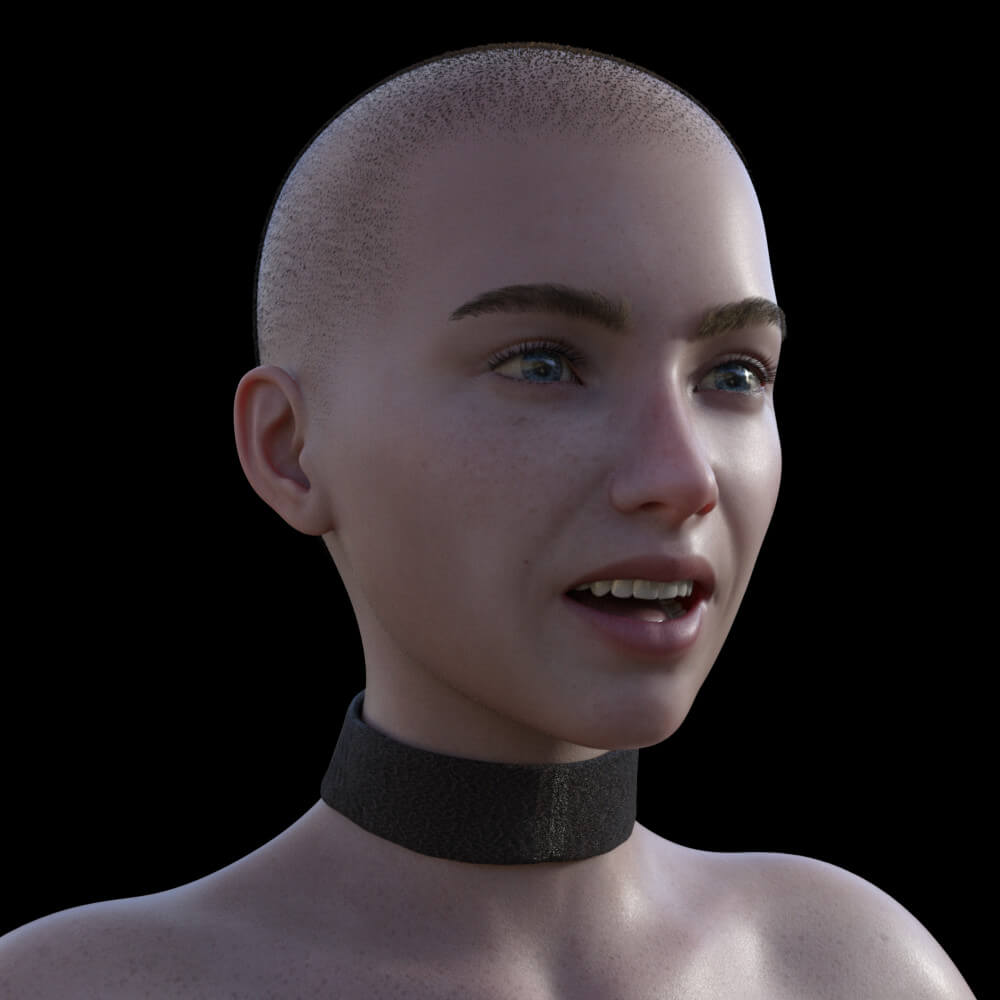 Choke Me Daddy Choker Set One - Daz Content by shadowyartsdirty