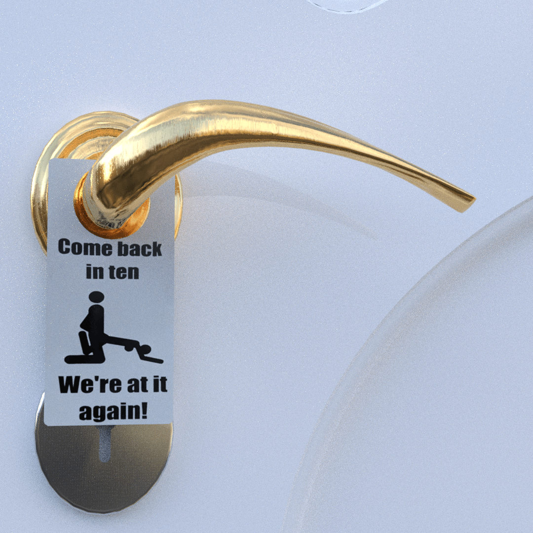 You can't handle these signs. 3D Render by shadowyartsdirty